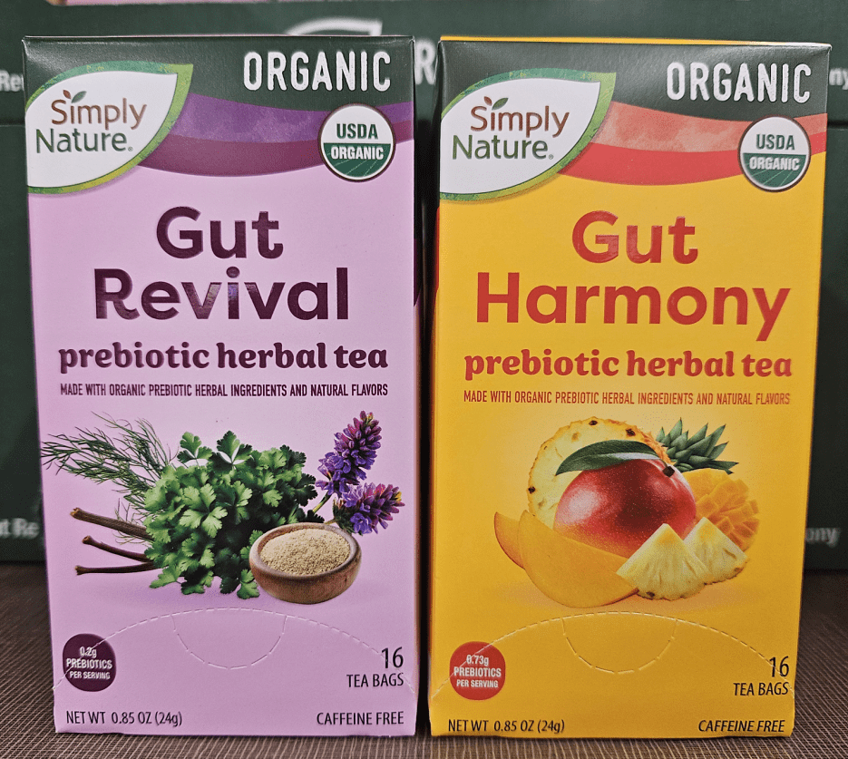 Simply Nature Organic Gut Revival & Harmony Prebiotic Herbal Tea ...