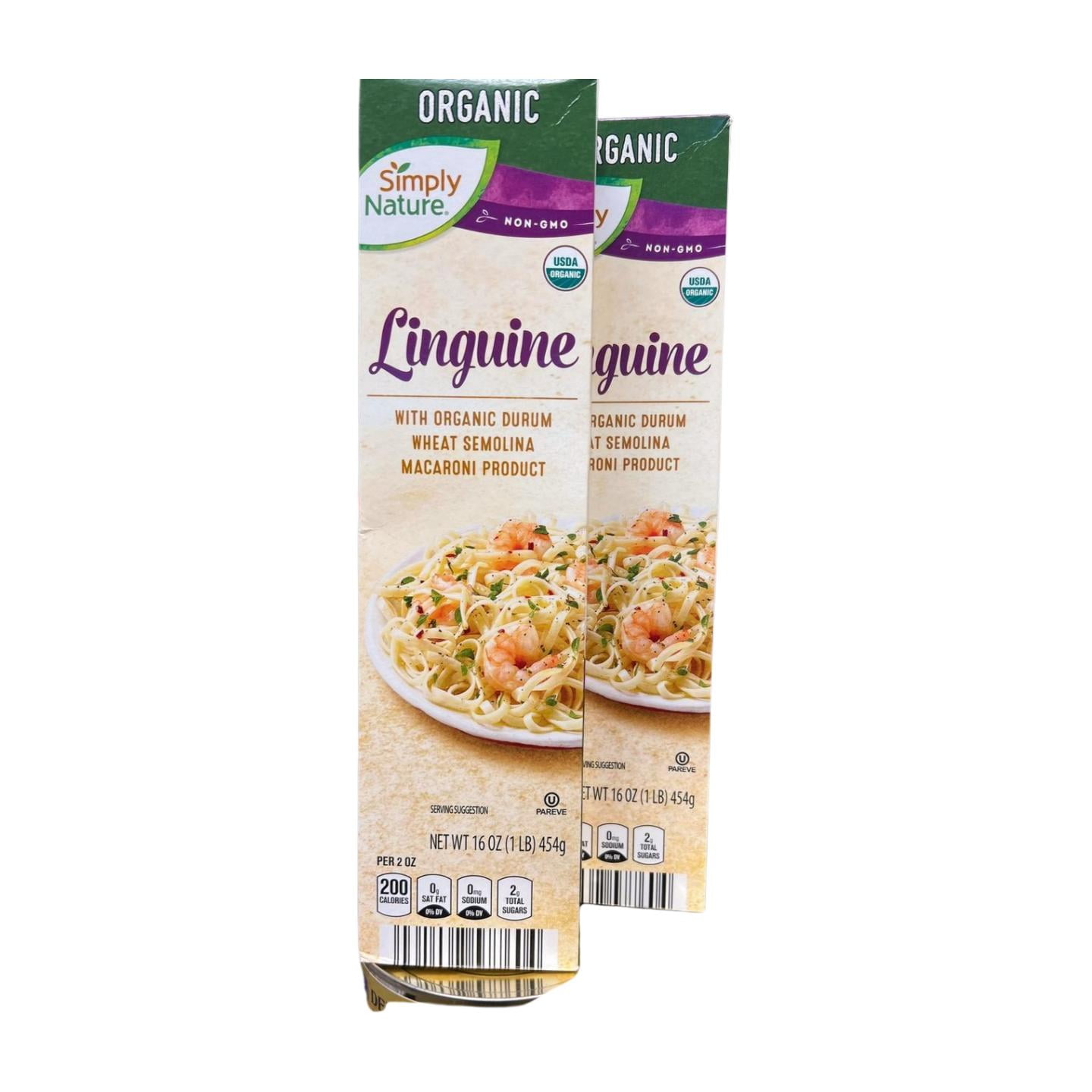Simply Nature Organic Whole Wheat Linguine with Organic Durum, Wheat ...