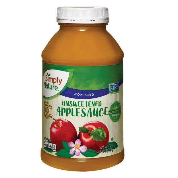 Simply Nature Unsweetened Applesauce, 46 oz - Walmart.com