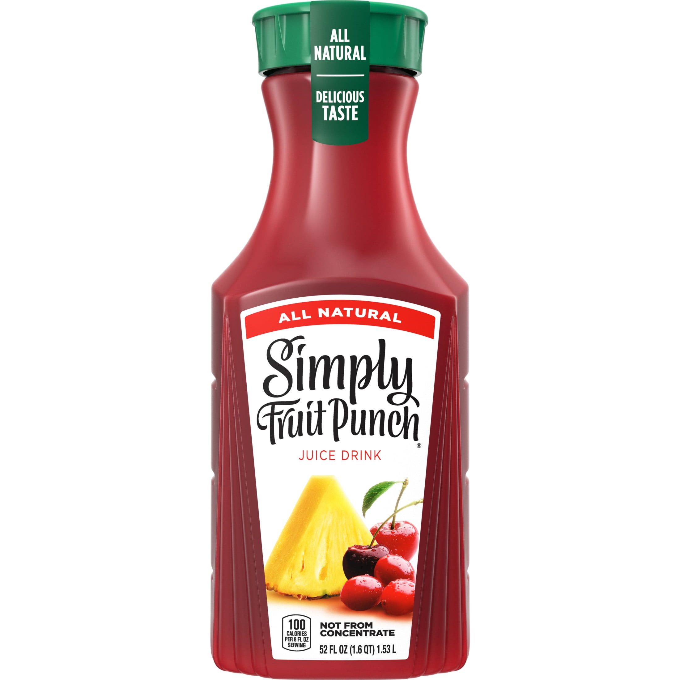 Simply Non-GMO, All-Natural Fruit Punch Juice Blend, 52 fl oz Bottle ...