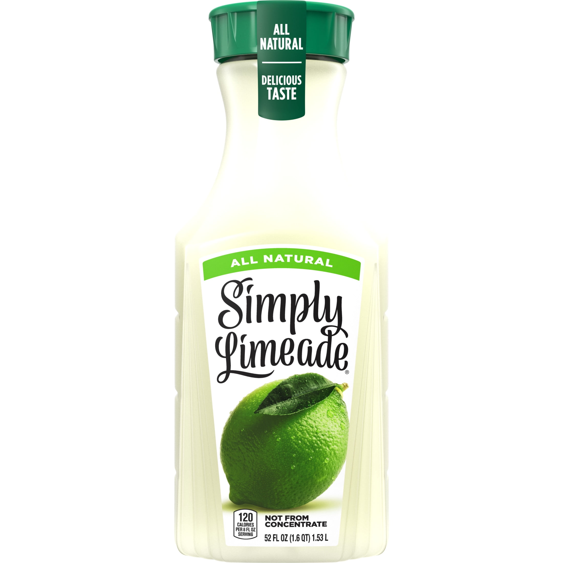 Simply Real Limeade Juice, Non GMO, All Natural, 52 fl oz Bottle ...