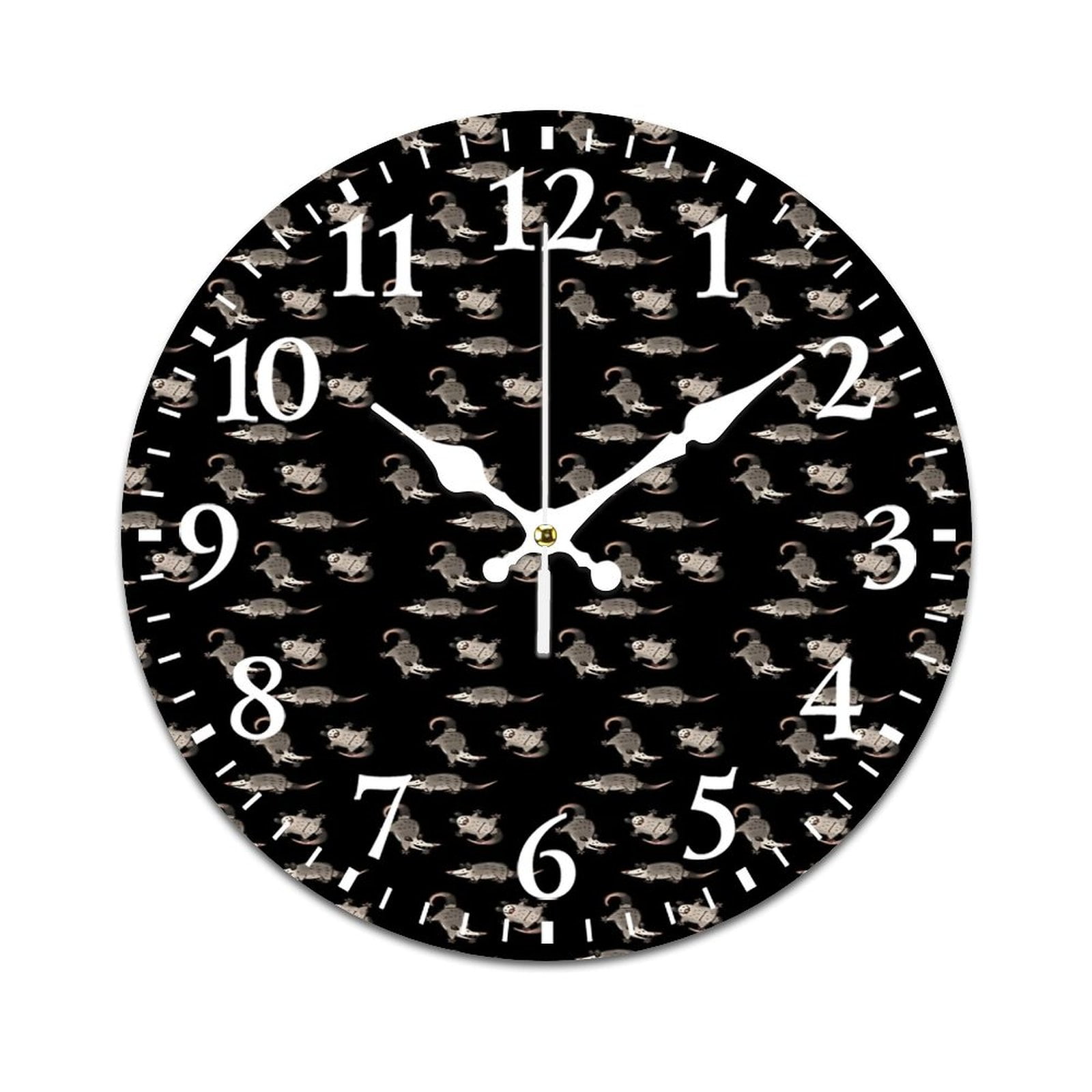 Simply Opossum Wall Clock Modern Design Clocks Wall Hanging Home Office ...