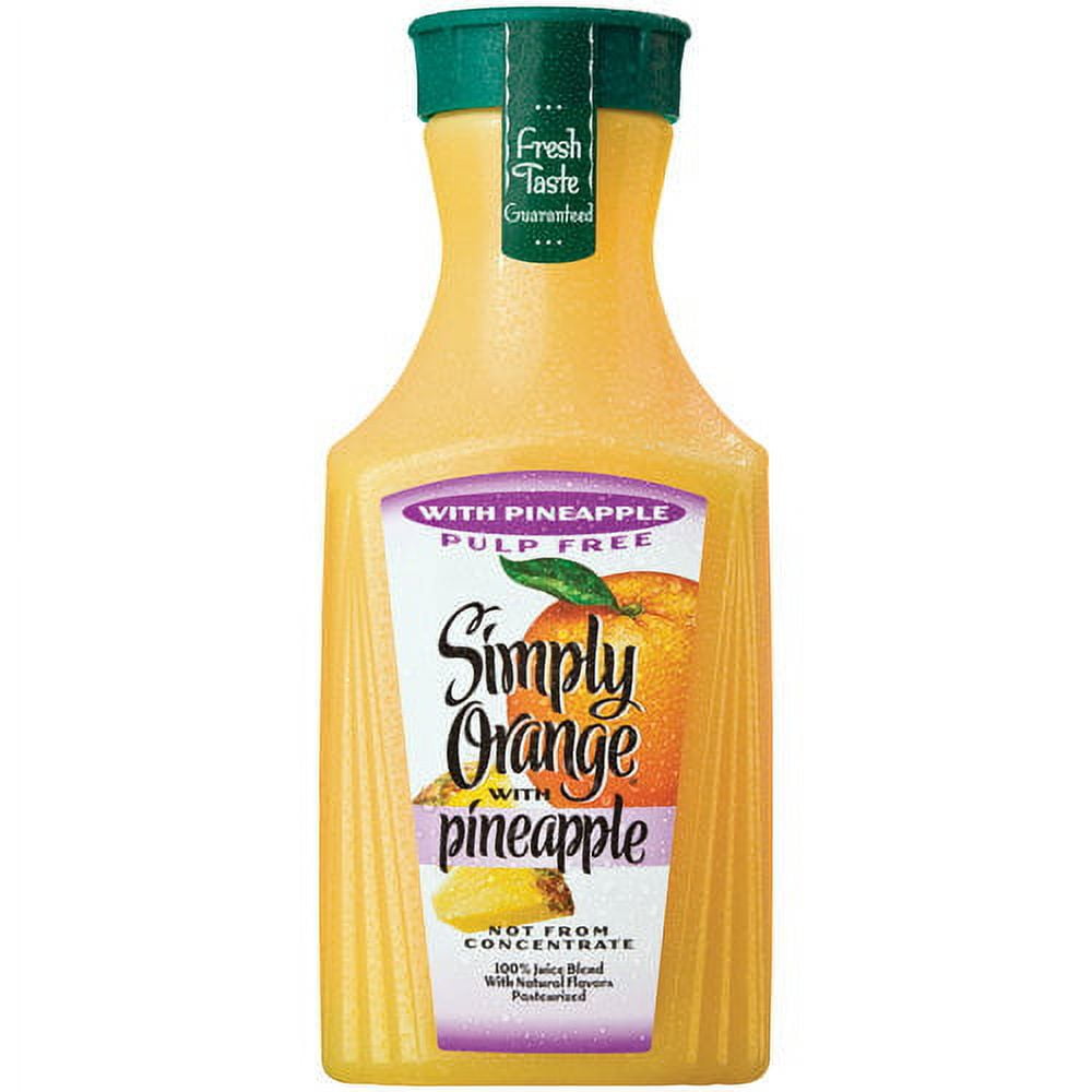Simply Orange w/ Pineapple Juice Bottle, 59 fl oz - Walmart.com