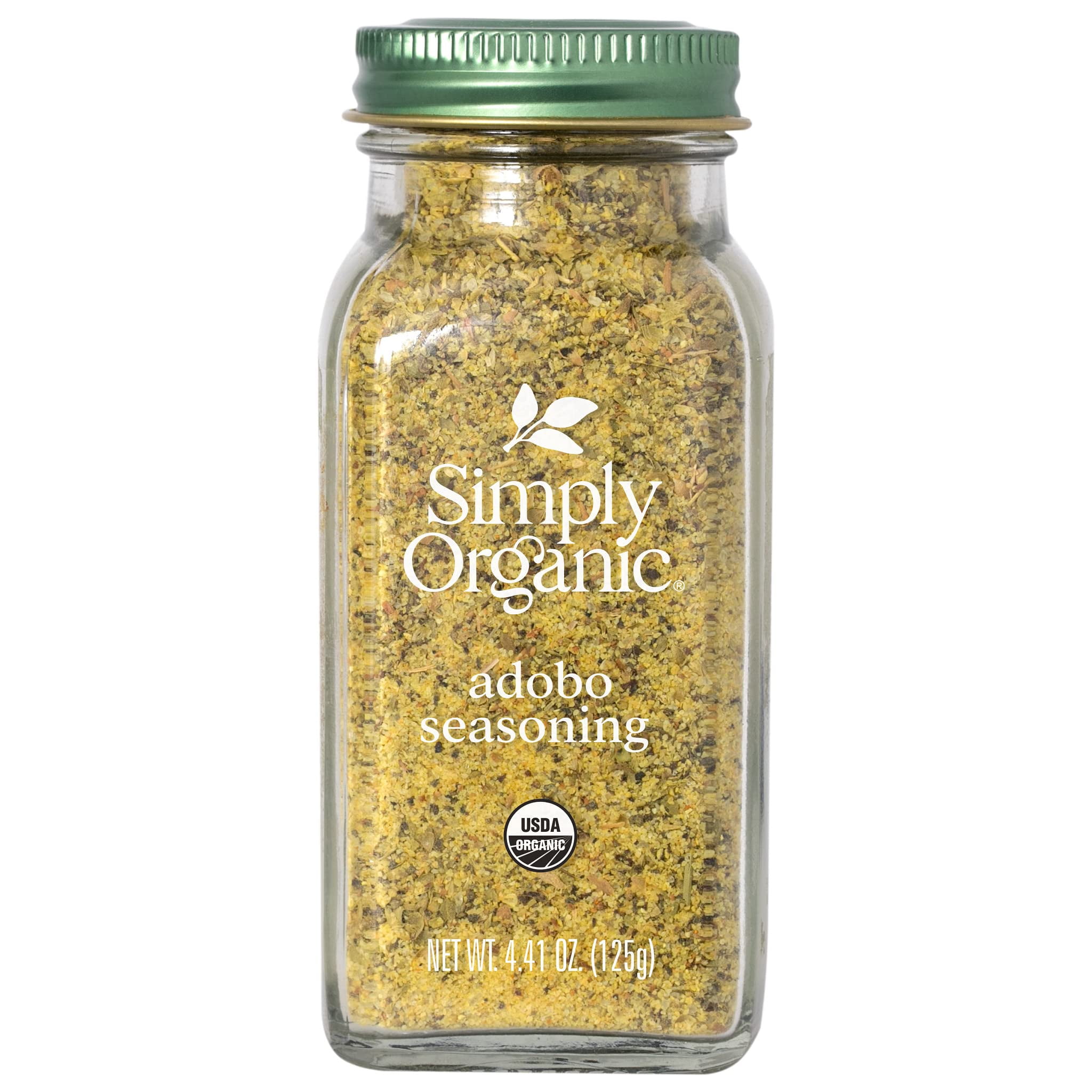 Simply Organic Adobo Seasoning, 4.14-Ounce, Garlic, Onion& Pepper Blend ...