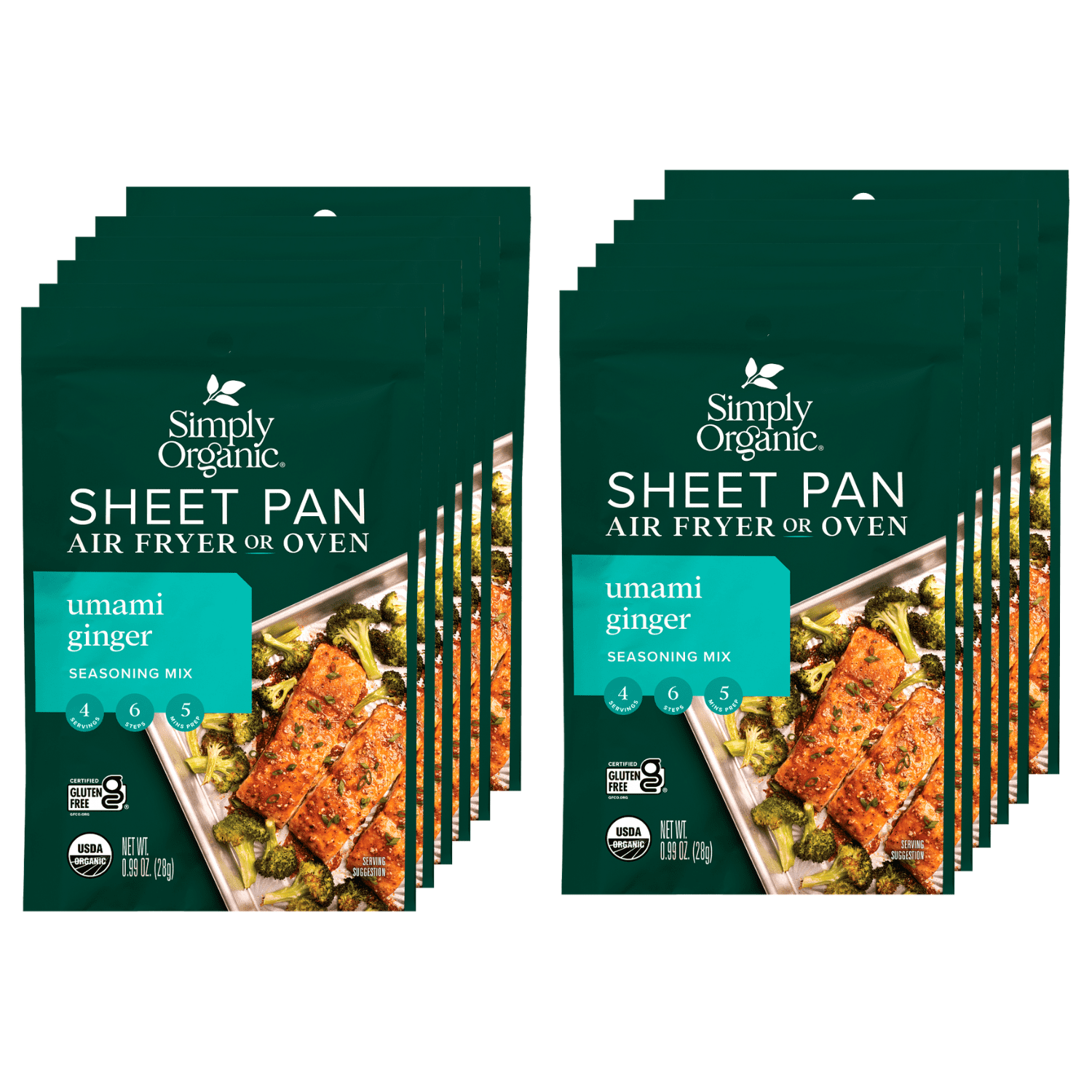Simply Organic Certified Organic Umami Ginger Sheet Pan Seasoning Mix ...
