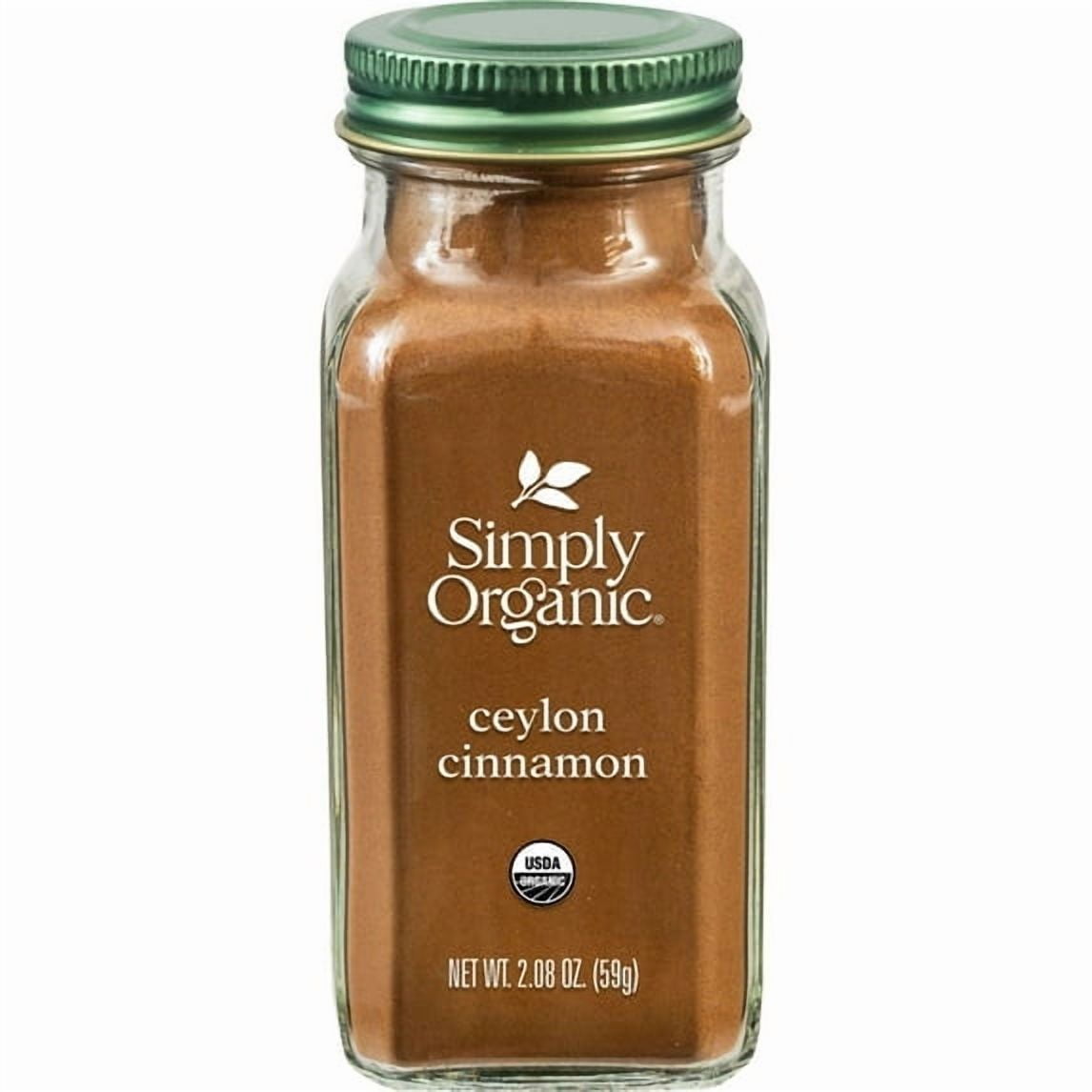 Simply Organic Ceylon Cinnamon Ground Certified Organic 2.08 oz. Bottle ...