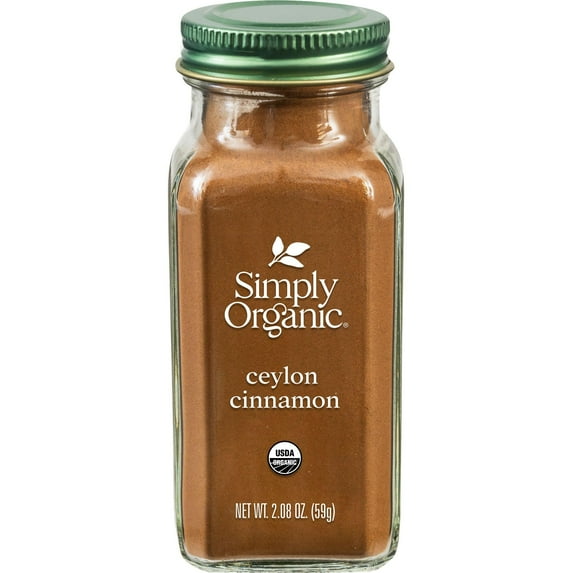 Simply Organic Ceylon Ground Cinnamon, MDA05 2.08 Ounce, Non-GMO ...