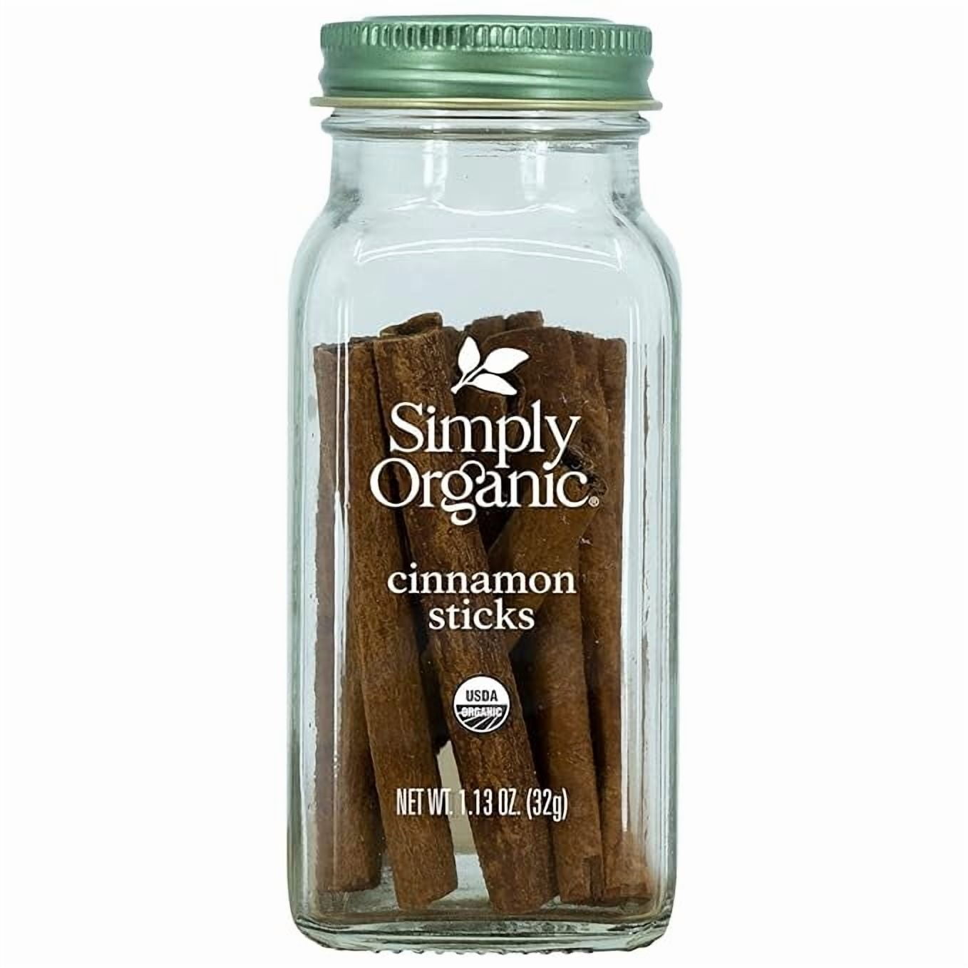 Simply Organic Cinnamon Sticks Certified Organic, 1.13 Oz - Walmart.com