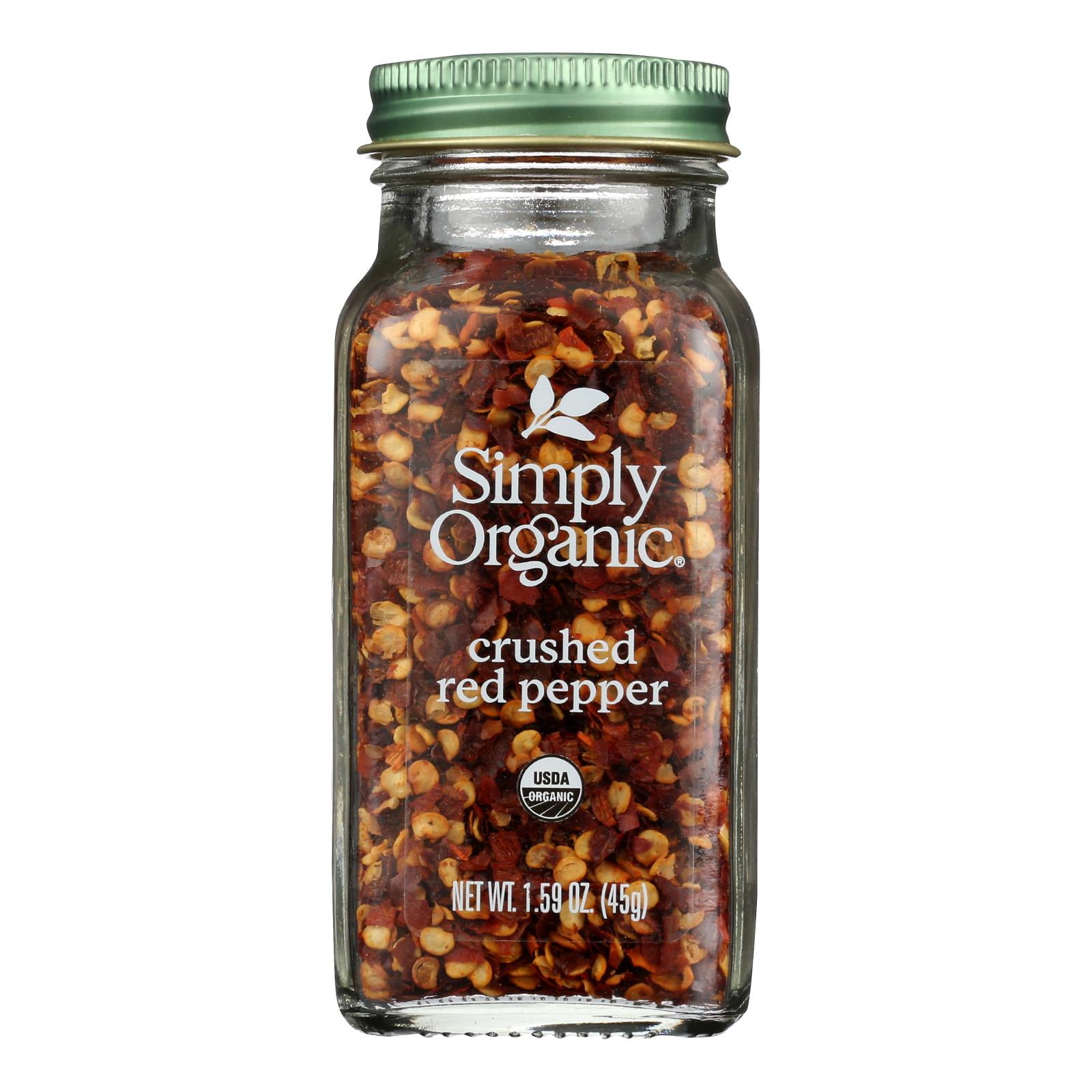 Simply Organic Crushed Red Pepper, 1.59 oz, 6 pack - Walmart.com