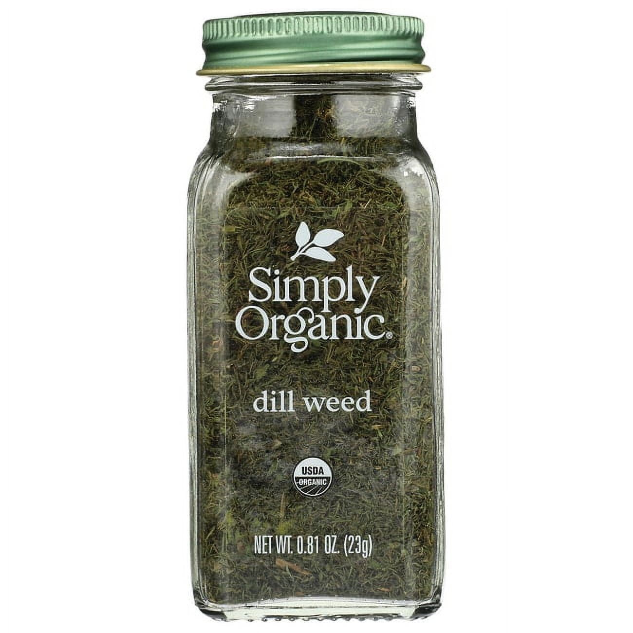 Simply Organic Dill Weed, Cut & Sifted, Dried Herb Spice, 0.81 Oz ...