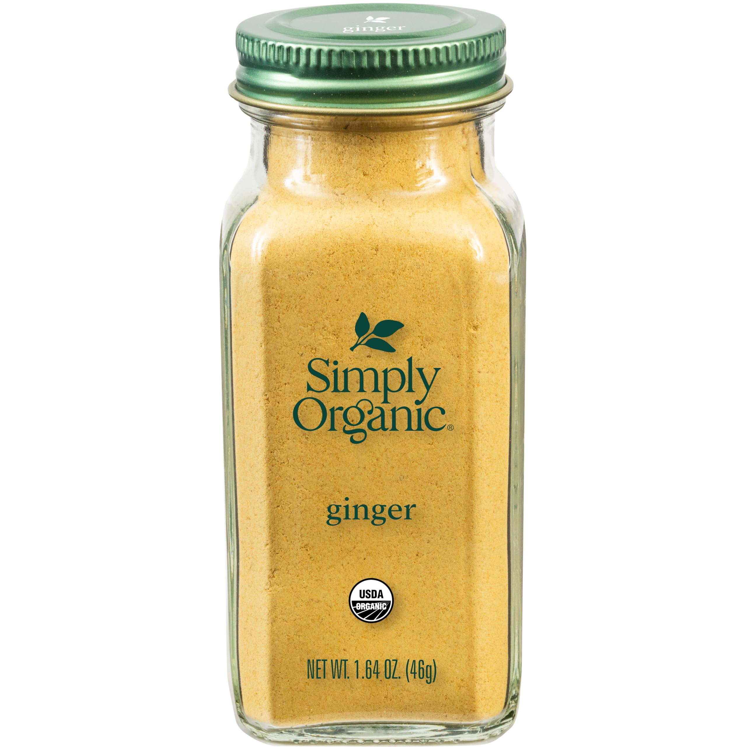 Simply Organic Ground Ginger ESF27 Root, 1.64 Ounce, Non ETO, Non ...