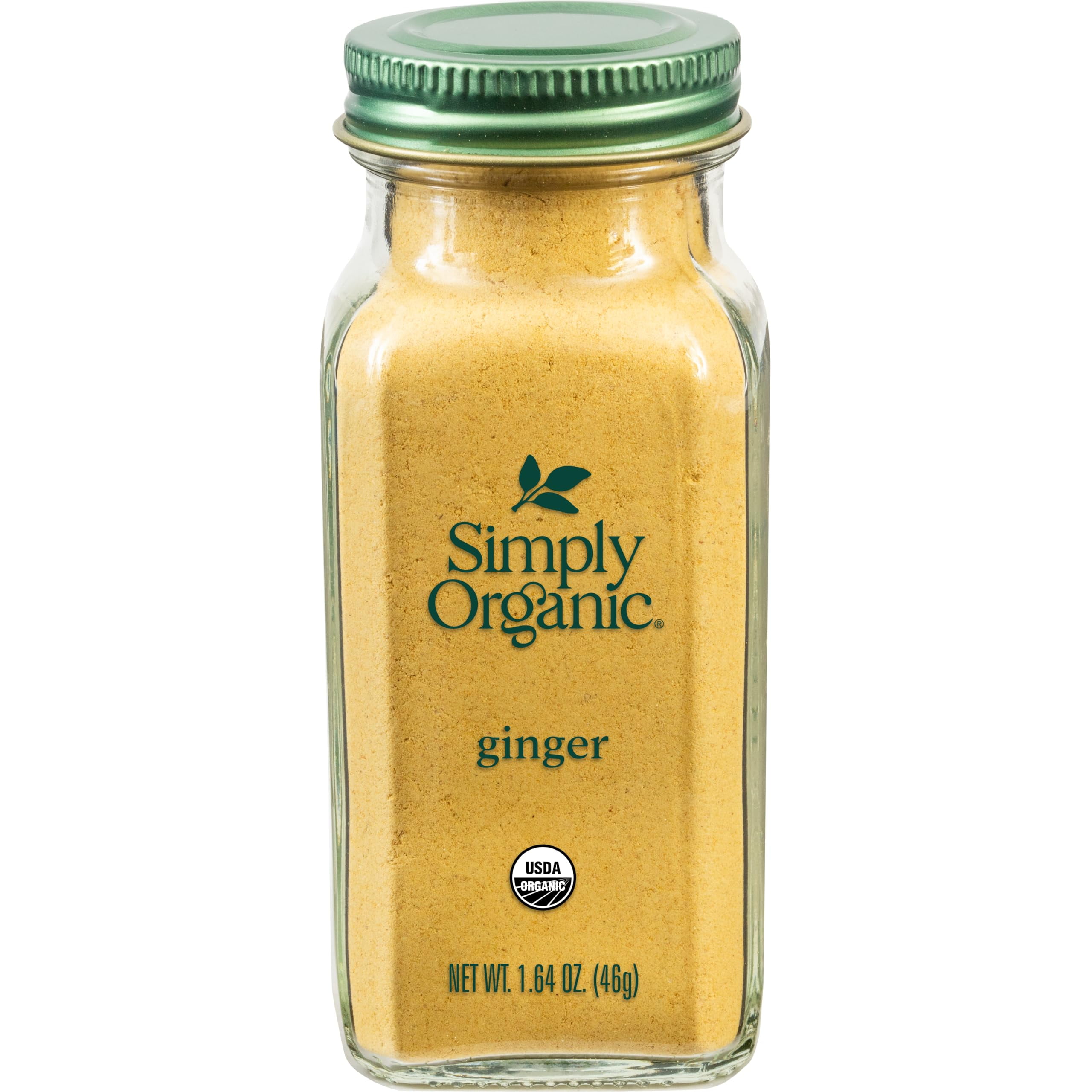 Simply Organic Ground Ginger Root, 1.64 AIS1 Ounce, Non ETO, Non ...