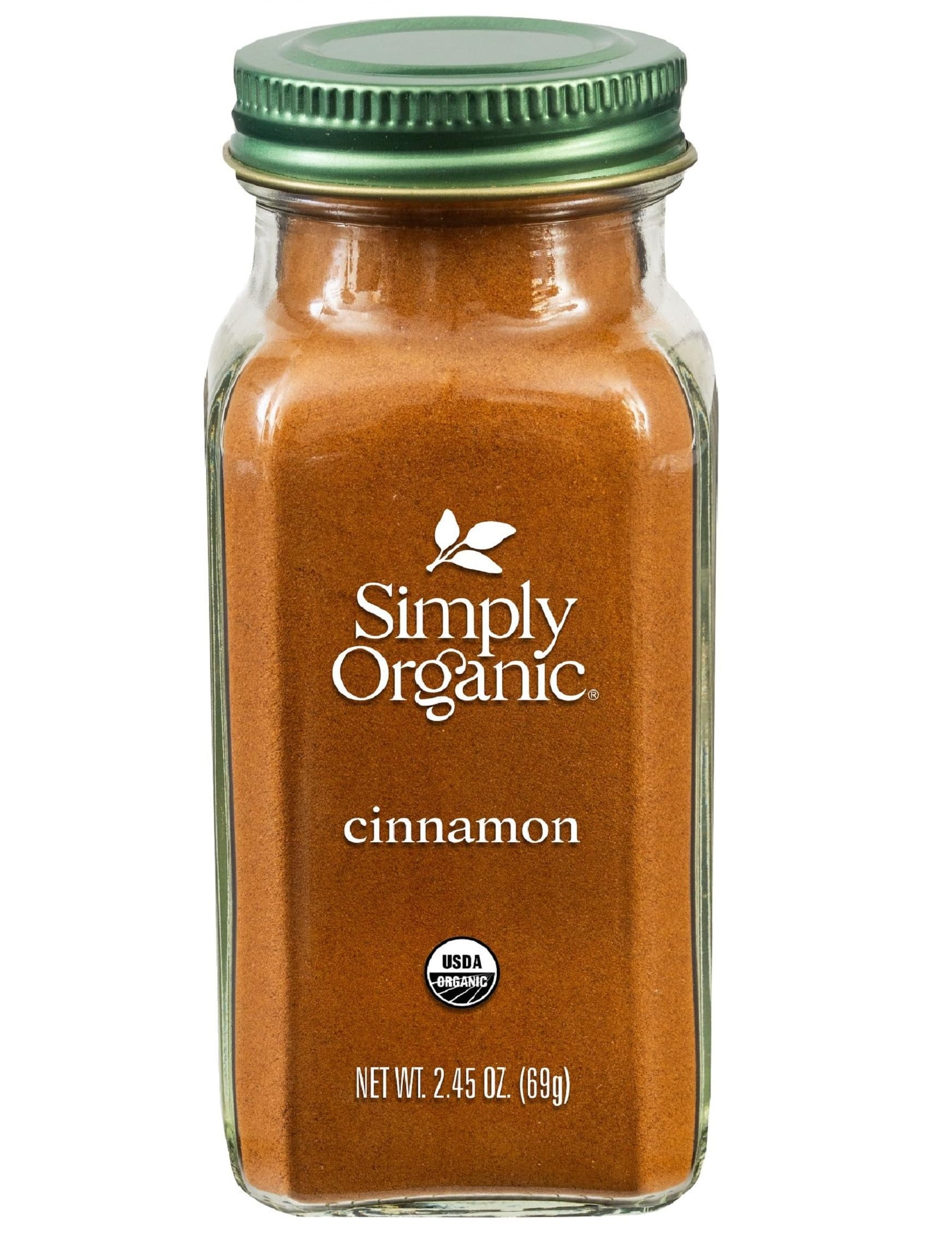 Simply Organic Ground Vietnamese Cinnamon, 2.45-Ounce Jar (Pack of 3 ...