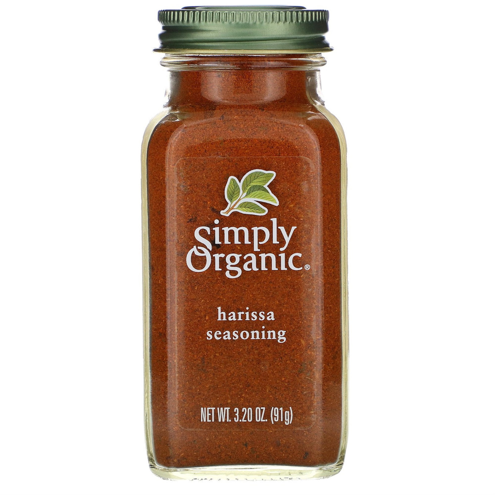 Simply Organic Harissa, Smoky Hot Seasoning, Spicy Spices, 3.2 Oz ...