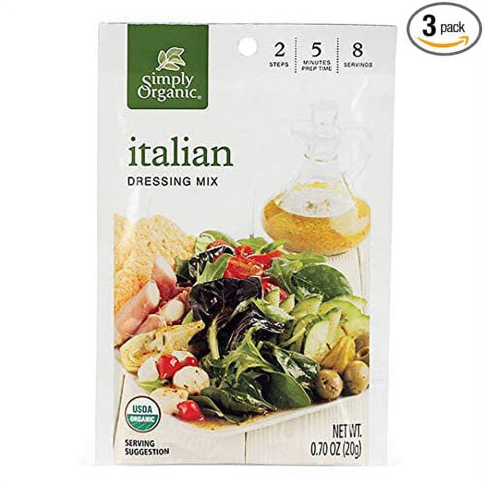 Simply Organic Italian Herb Seasoning, Gluten-Free, 0.7 oz Pack of 3 ...