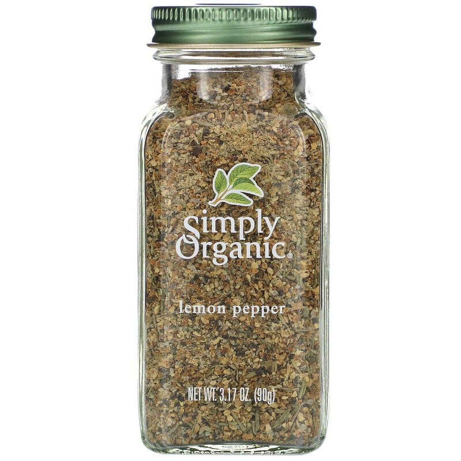 Simply Organic Lemon Pepper, 3.17 oz, Pack of 2 - Walmart.com