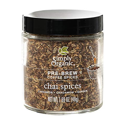 Simply Organic Pre-Brew Coffee Spices Chai Spices, Certified Organic ...