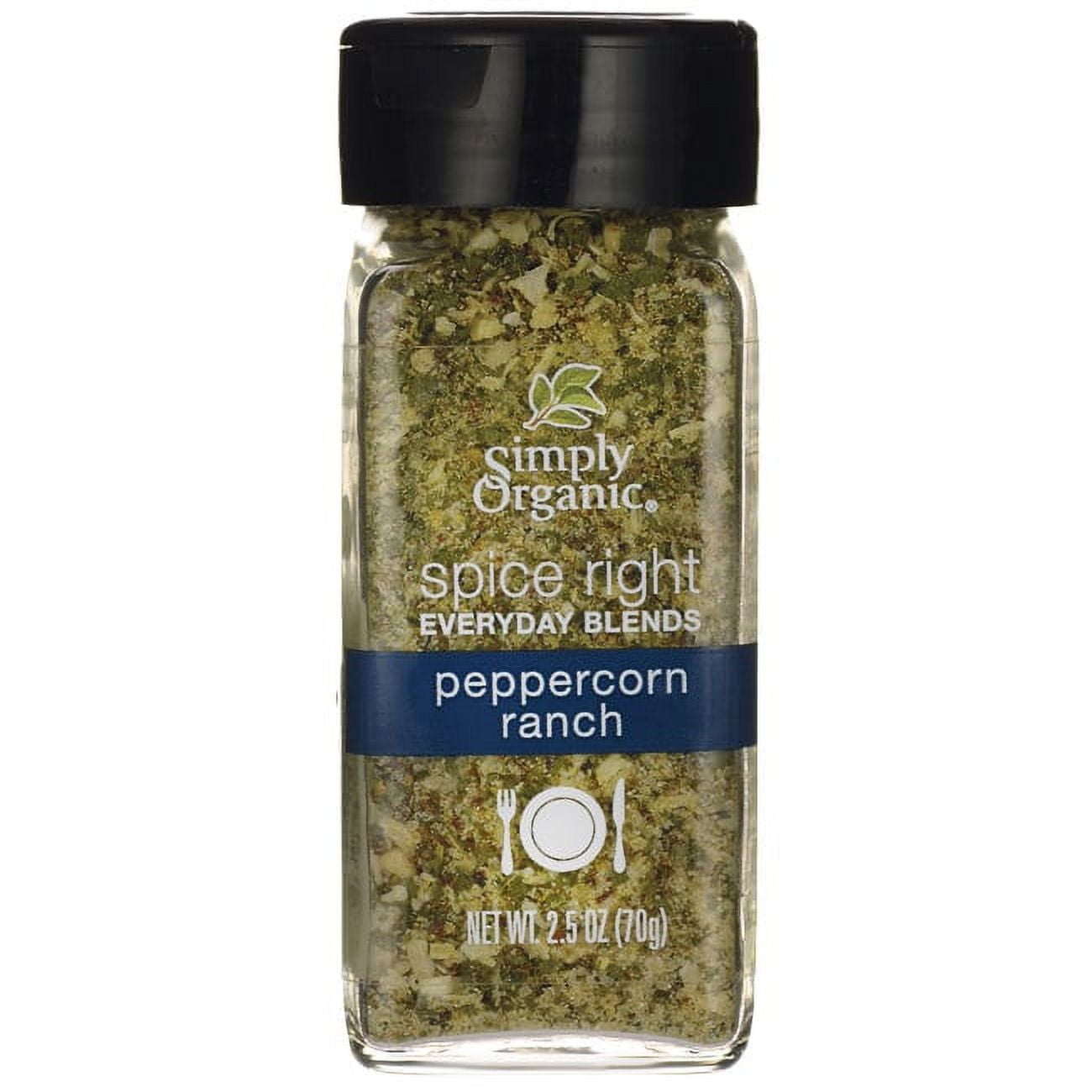 Simply Organic Spice Right Everyday Blends, Peppercorn Ranch, 2.5 Oz ...