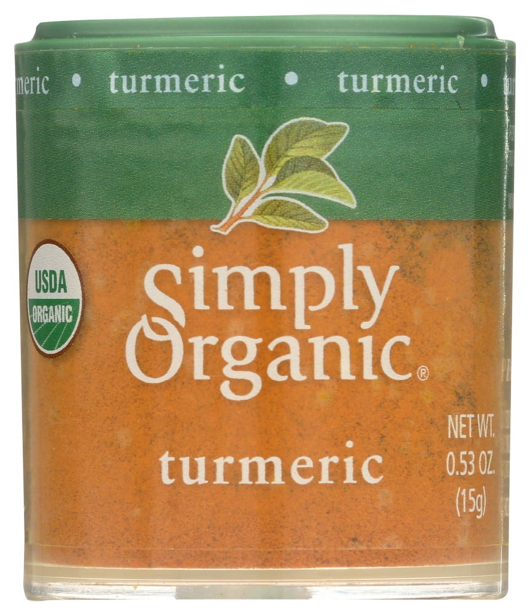 Simply Organic Turmeric Root Organic Ground, .53 Oz - Walmart.com