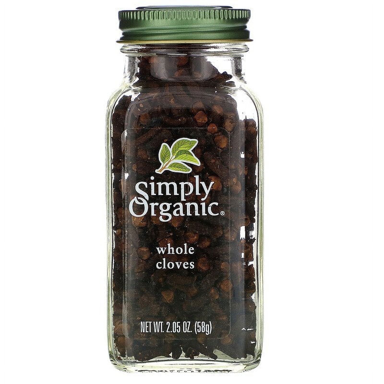 Simply Organic Whole Cloves 2.05 oz for Office Kitchen Use - Walmart ...