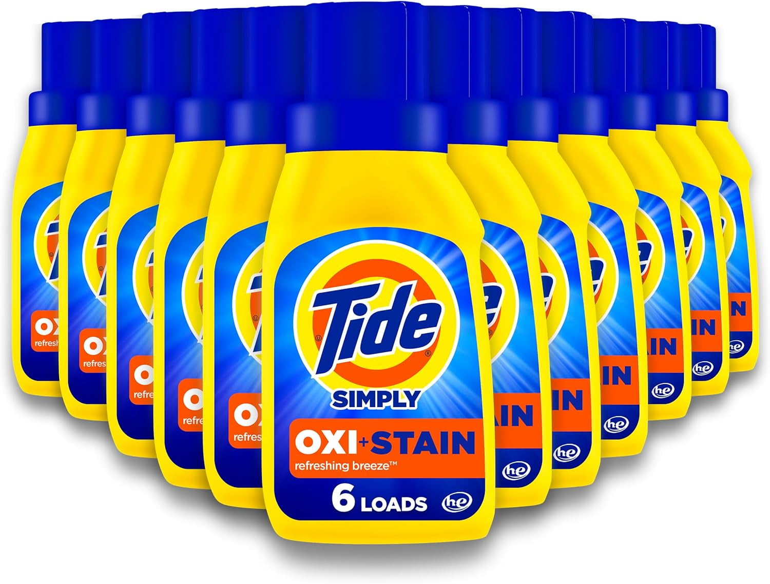 Simply Oxi Boost + Ultra Stain Release Laundry Detergent, 10 fl oz, 6 ...