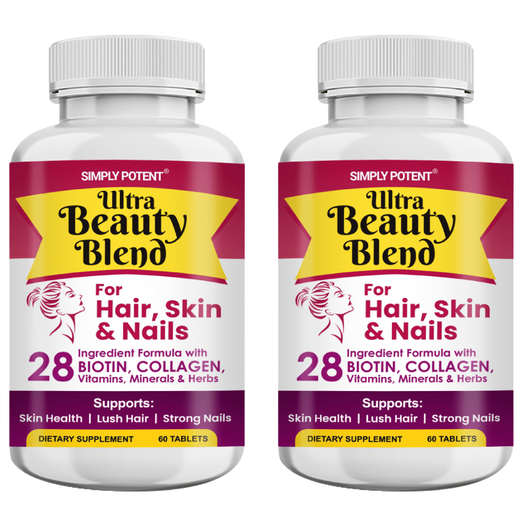 Simply Potent Hair, Skin & Nails Ultra Beauty Blend – 28 Ingredient ...