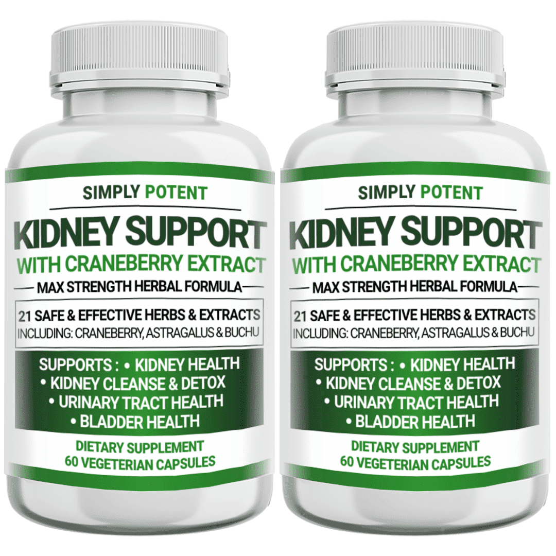 Simply Potent Kidney Support, Herbal 705mg Cleanse & Detox Capsules ...