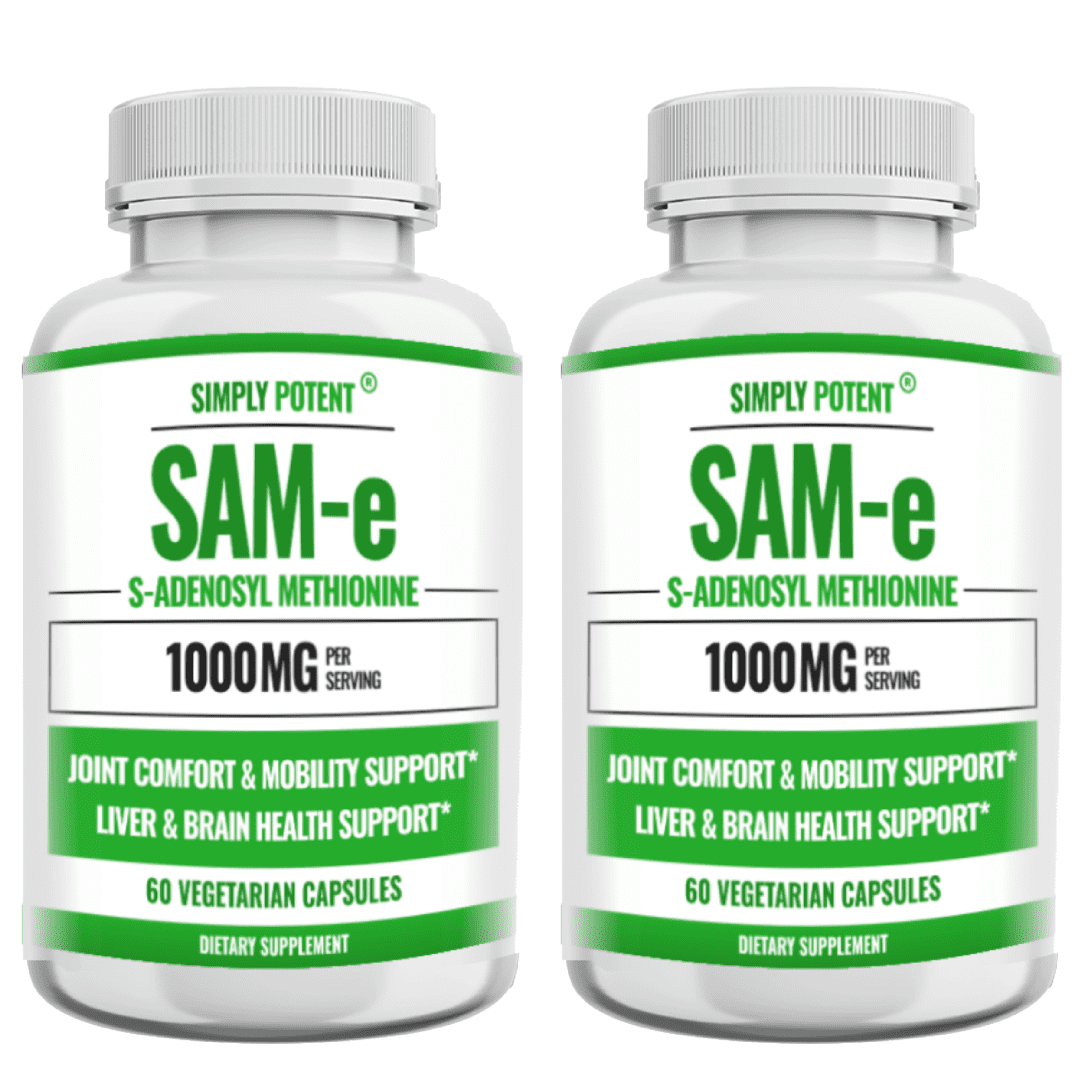 Simply Potent SAM-e 500mg, 1000mg/Serving | Supports Liver Health ...