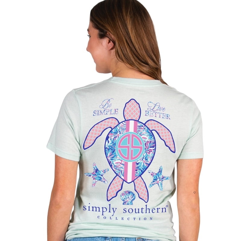 Simply Preppy Leaves Turtle Breeze T-Shirt - Walmart.com