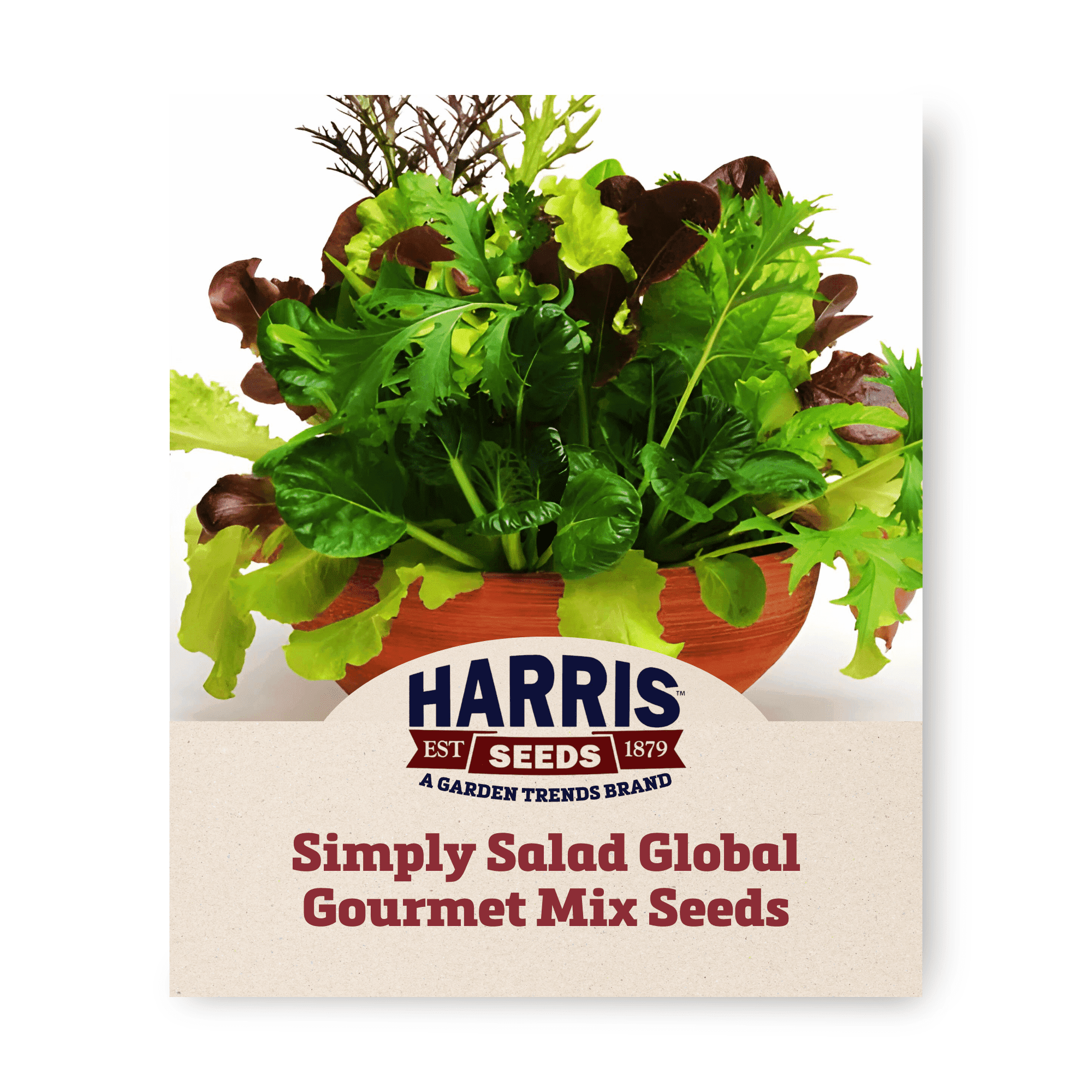 Harris Seeds - Simply Salad Seeds - Global Gourmet Mix Unt Non-GMO ...