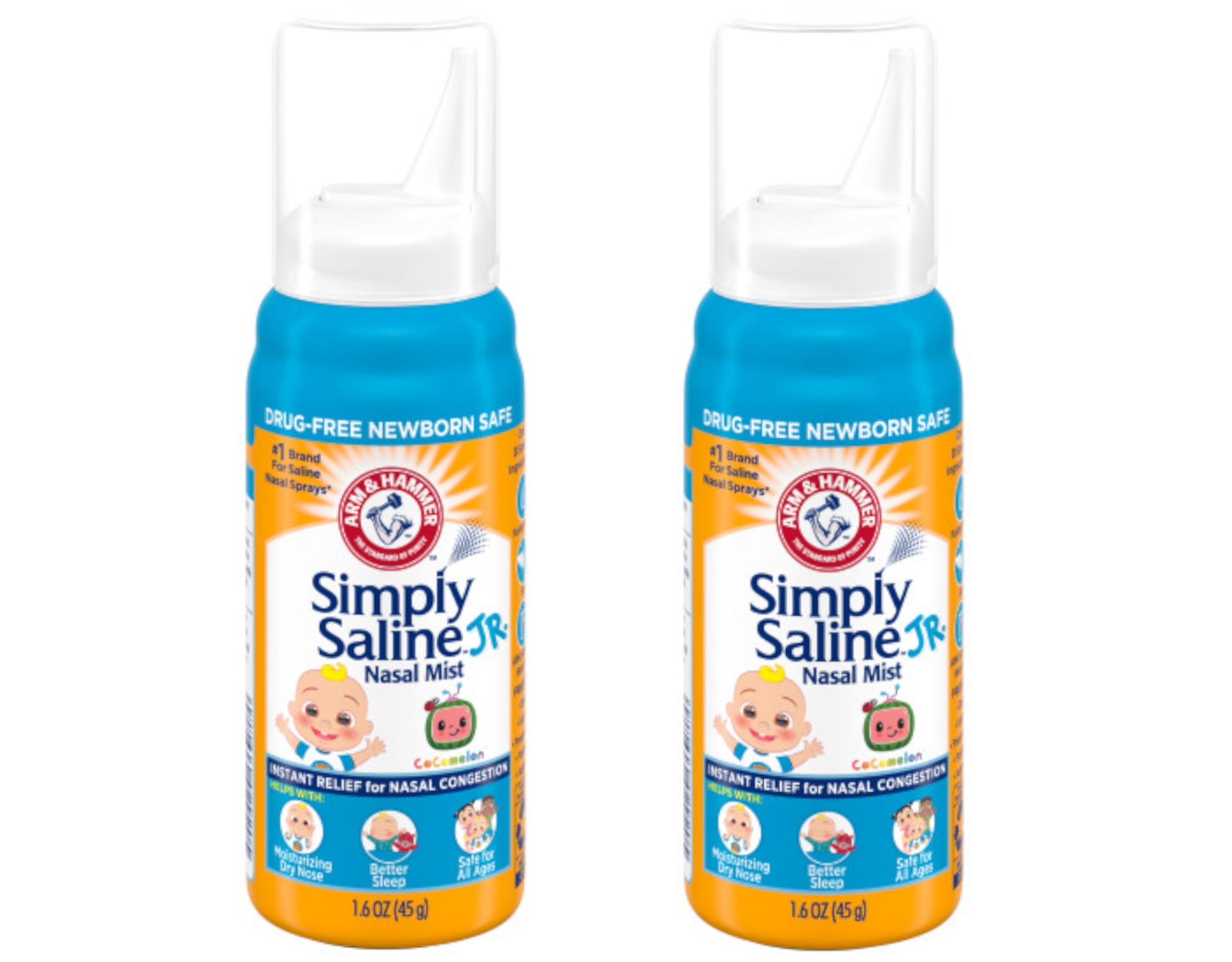 Simply Saline Nasal Mist Baby, Sinus Irrigation Spray, Infant Safe ...