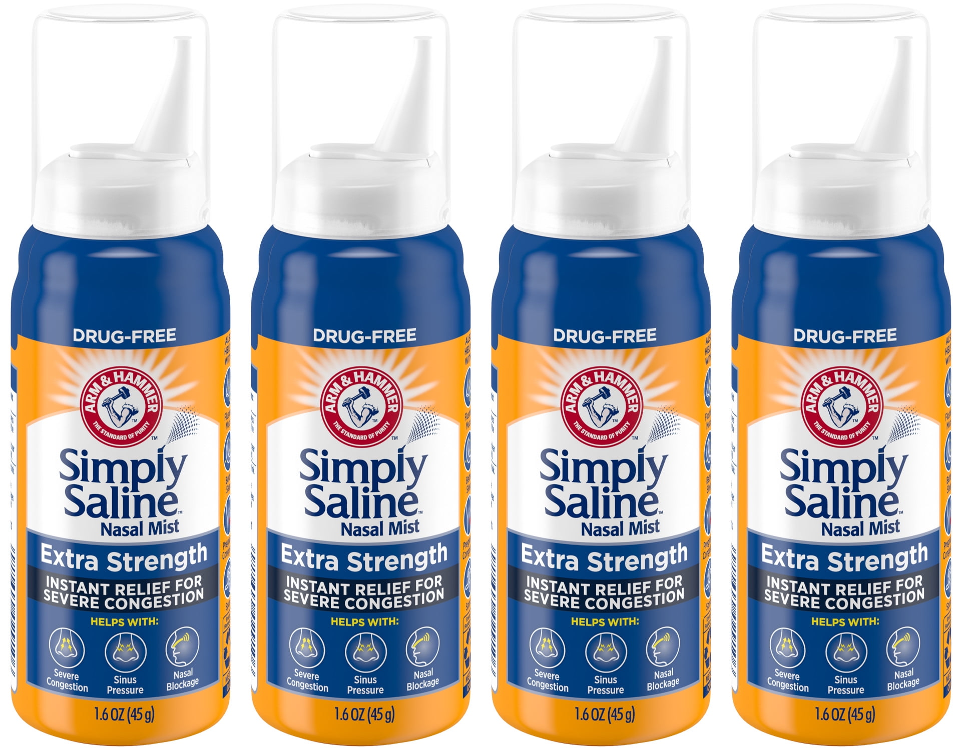 Simply Saline Extra Strength Nasal Mist for Severe Congestion Relief ...