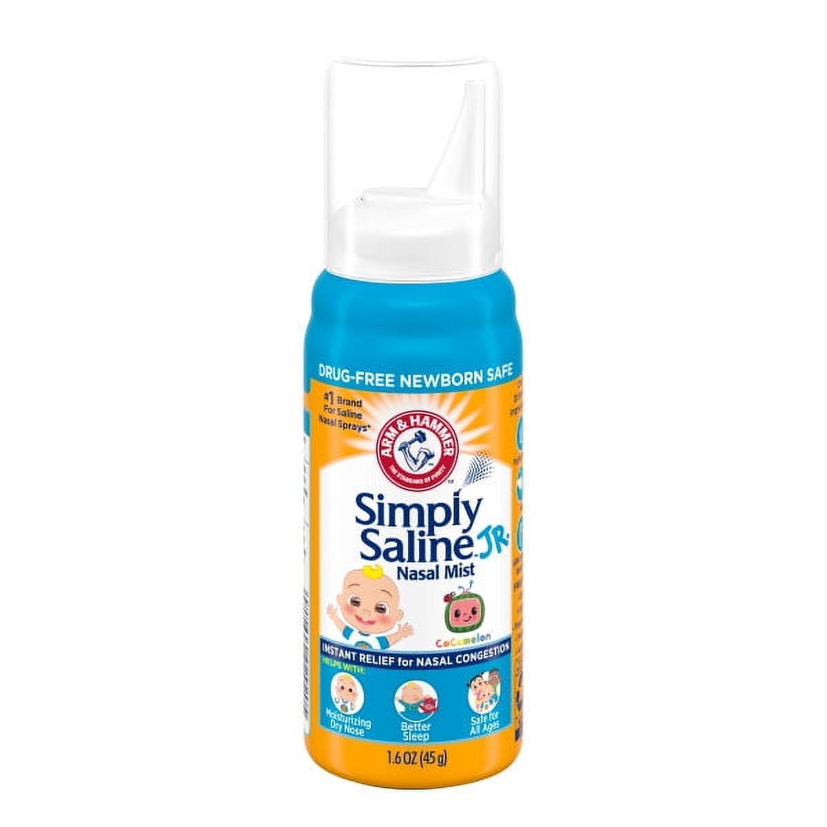 Simply Saline Nasal Mist Moisturizes & Clear Everyday Stuffy Nose Baby ...