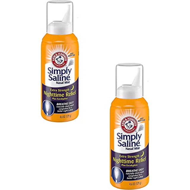 Simply Saline Plus Nighttime Formula Nasal Mist Eucalyptus Extra