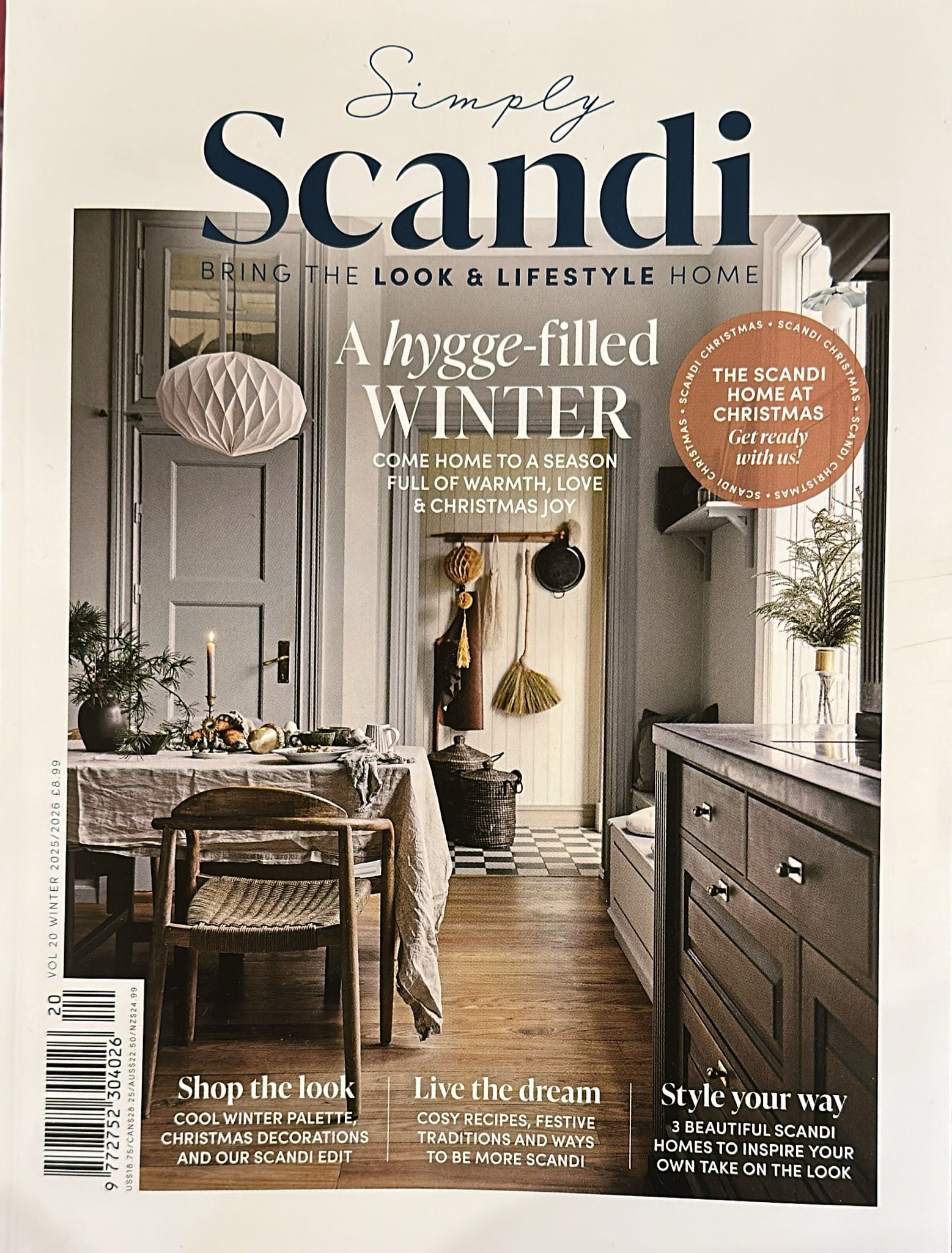 Simply Scandi Magazine Winter 2025 2026 - Walmart.com