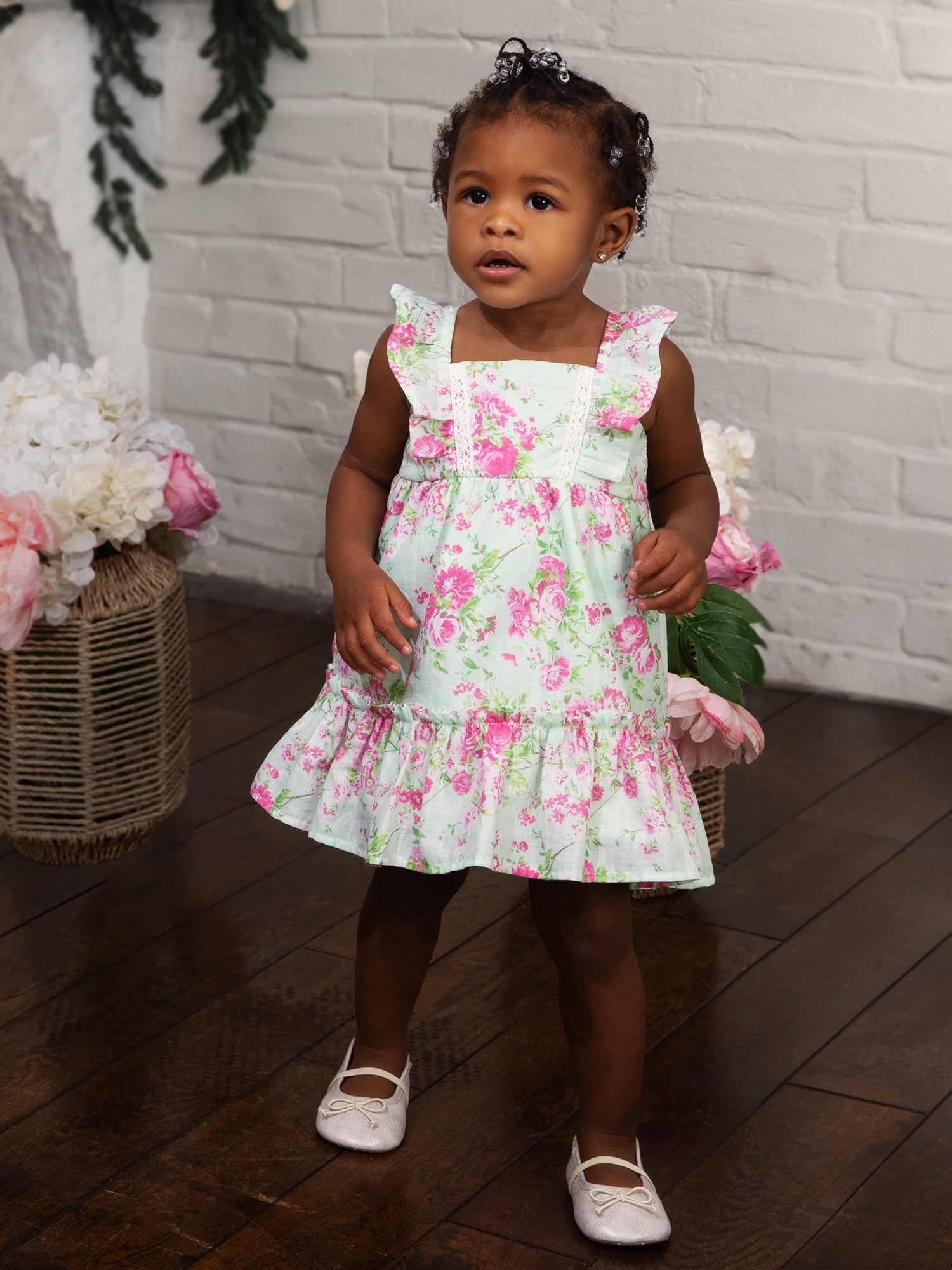 Simply Shabby Chic Just Me & Mommy Infant Matching Ruffle Floral Dress ...