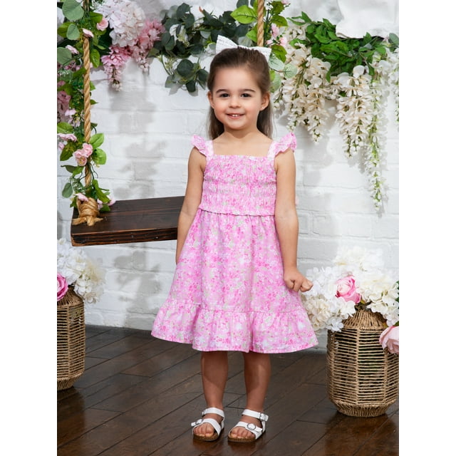 Simply Shabby Chic Just Me & Mommy Toddler Matching Smocked Floral ...