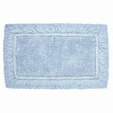Simply Shabby Chic Blue Rush Cotton Bath Mat Rug 20x30 - Walmart.com