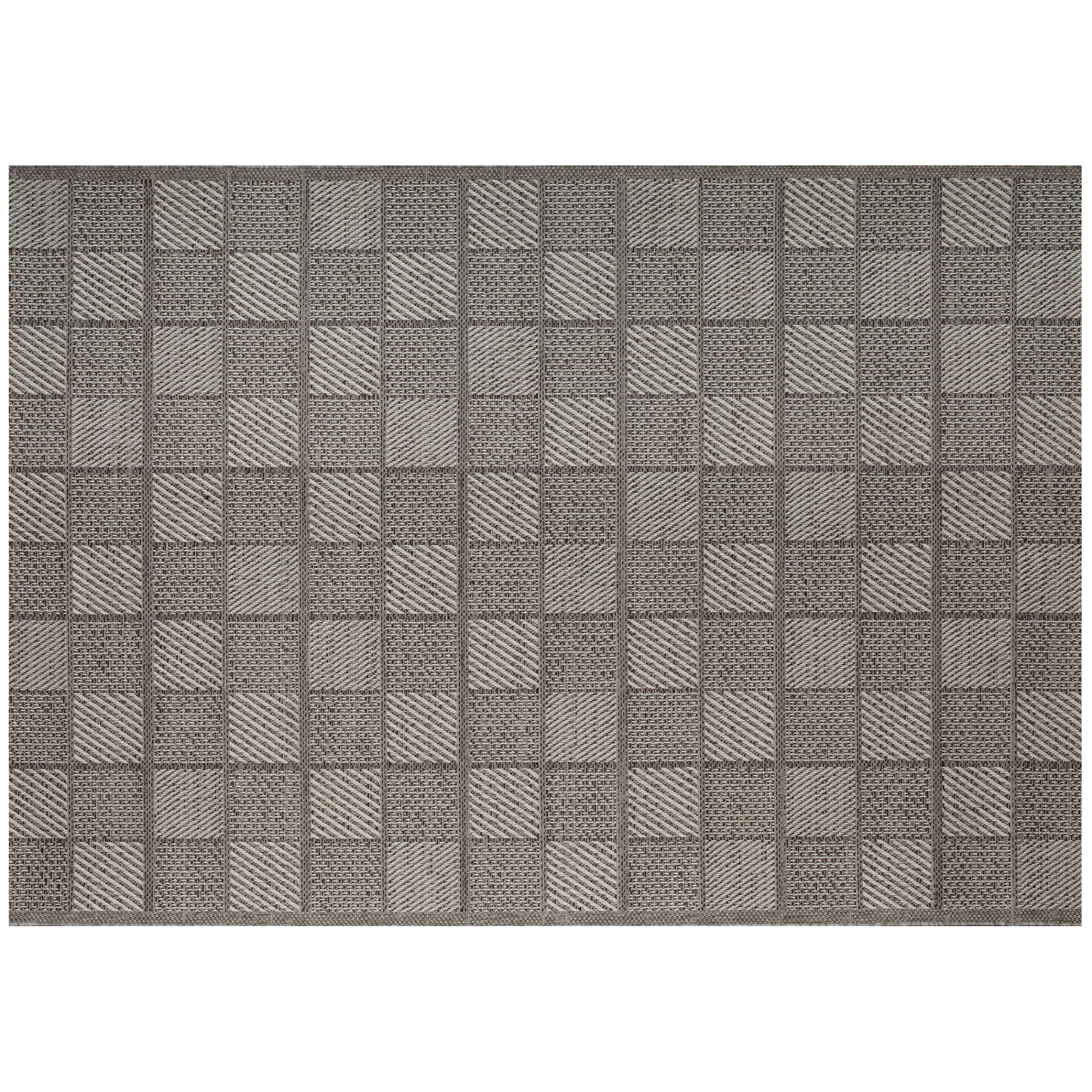 Simply Shade 88" Modern Polypropylene Outdoor Rug in Tile Fog Finish ...