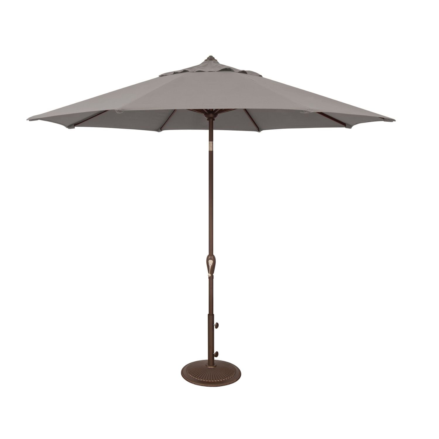 Simply Shade Aruba Modern Fabric Auto Tilt Market Umbrella in Bronze ...