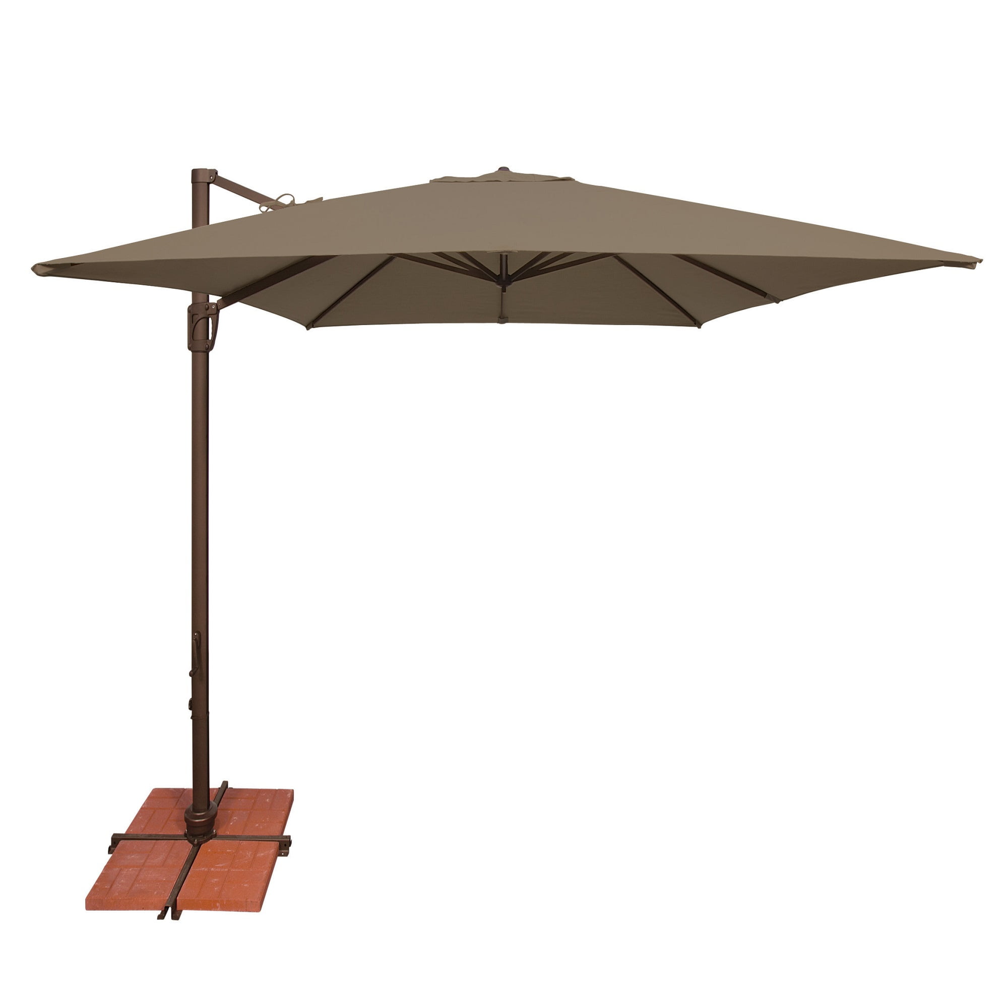 Simply Shade Bali Large Free Standing Outdoor Patio Umbrella with Cross ...