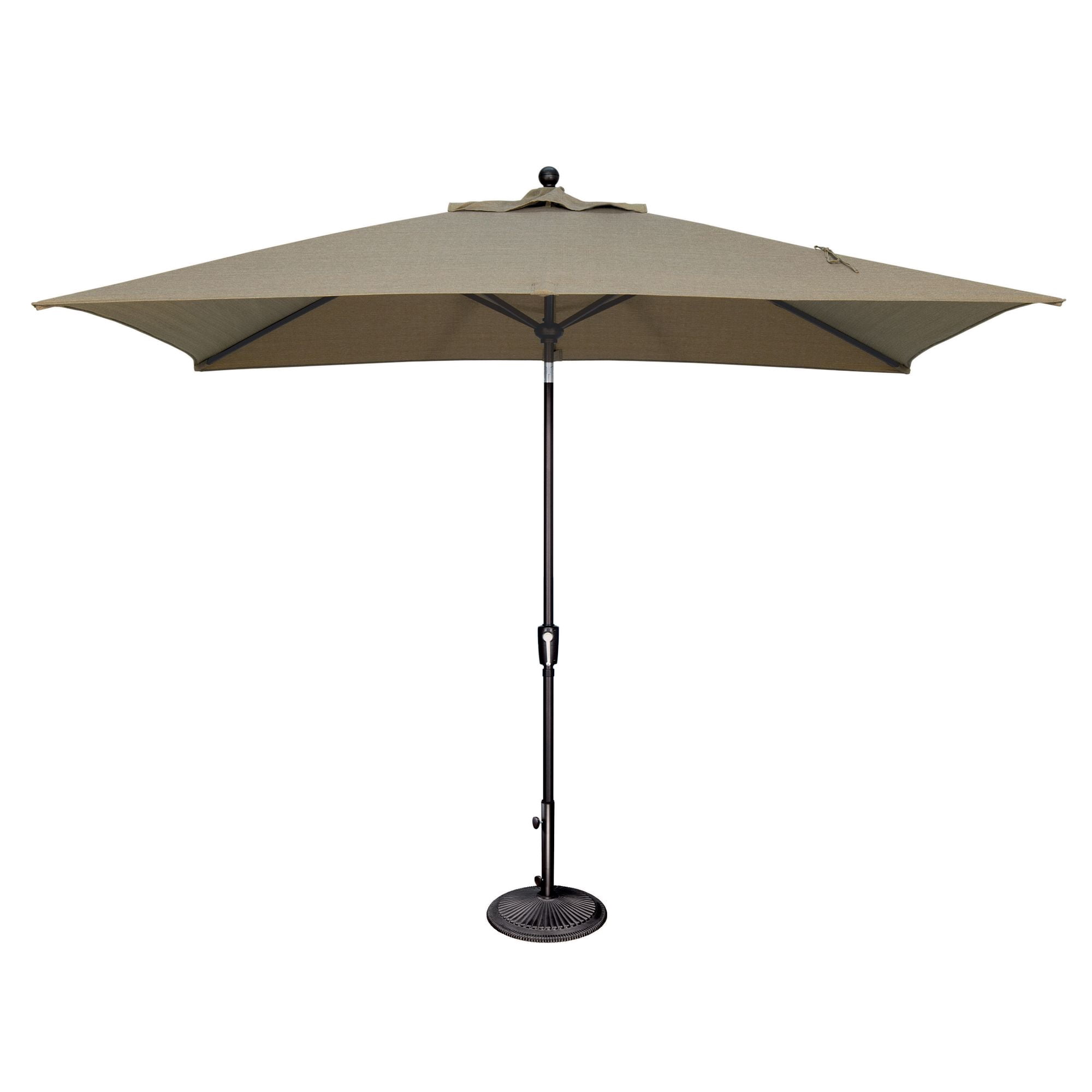 Simply Shade Catalina 120" Octagon Push Button Tilt Umbrella in Black ...