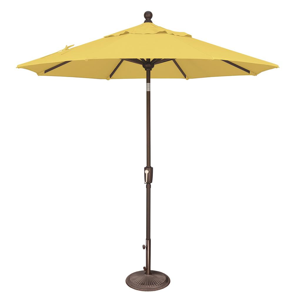 Simply Shade Catalina 90" Octagon Push Button Tilt Umbrella in Bronze ...