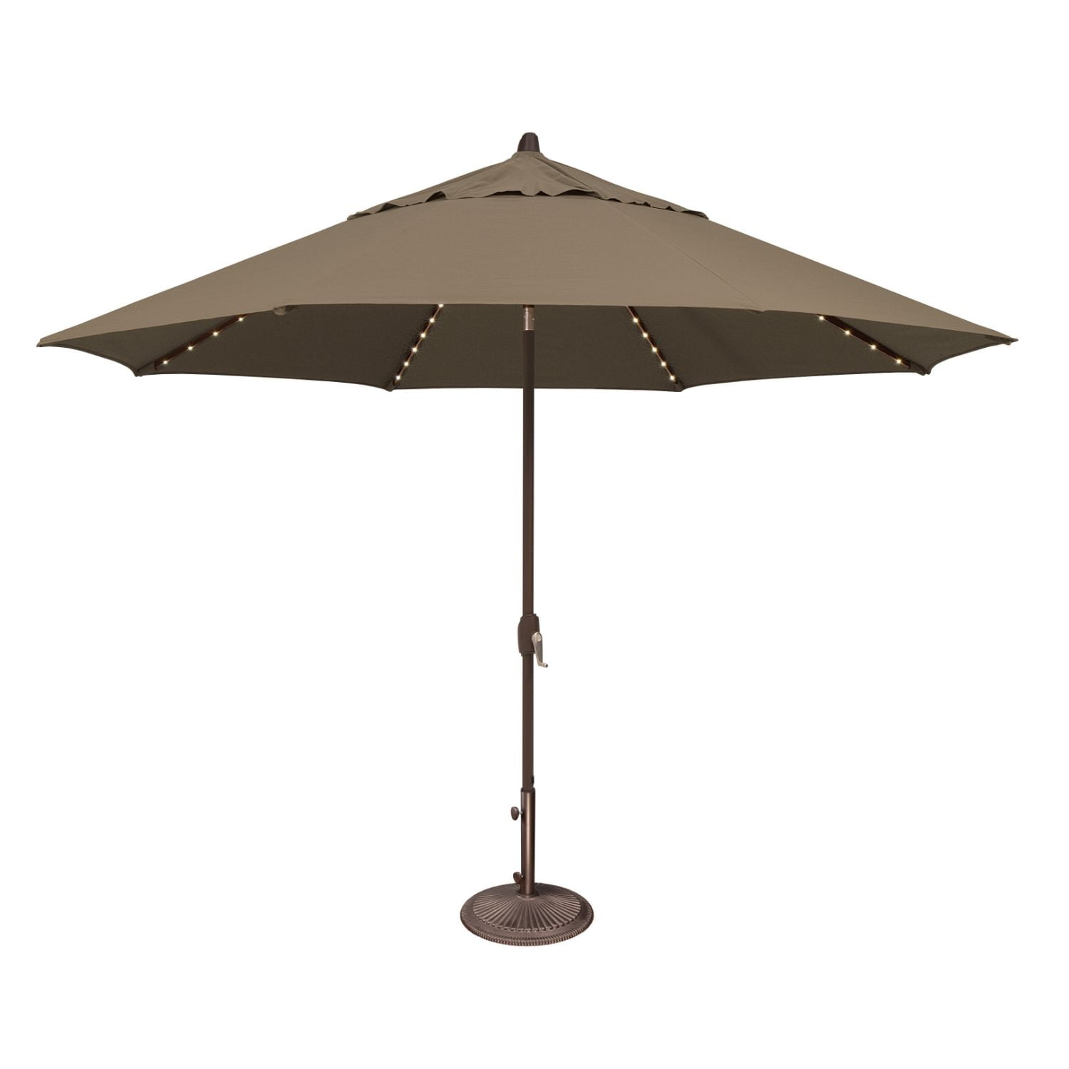 Simply Shade Lanai Pro Octagon Auto Tilt with Starlight Umbrella in ...