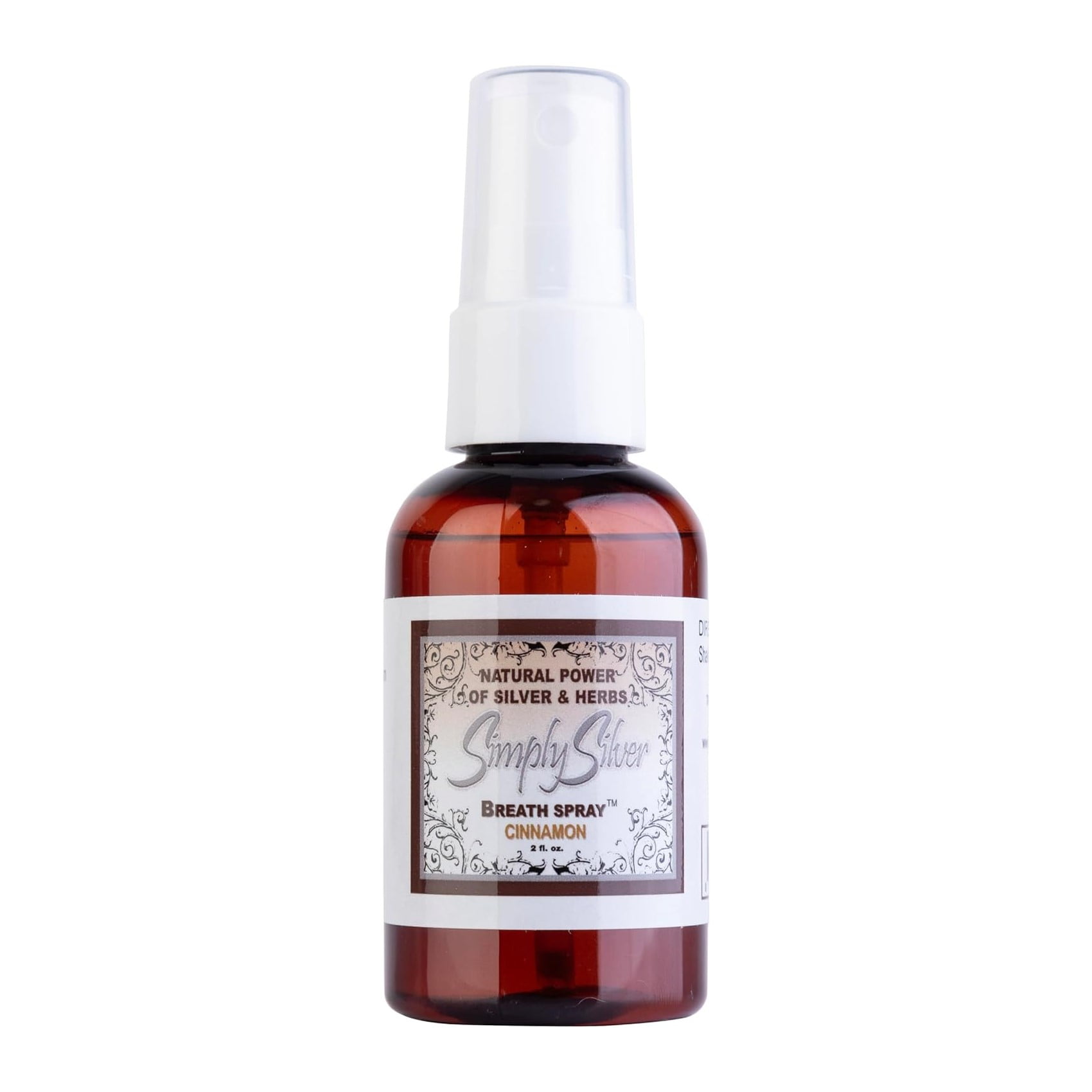 Simply Silver Cinnamon Breath Spray, All Natural Bad Breath Relief ...