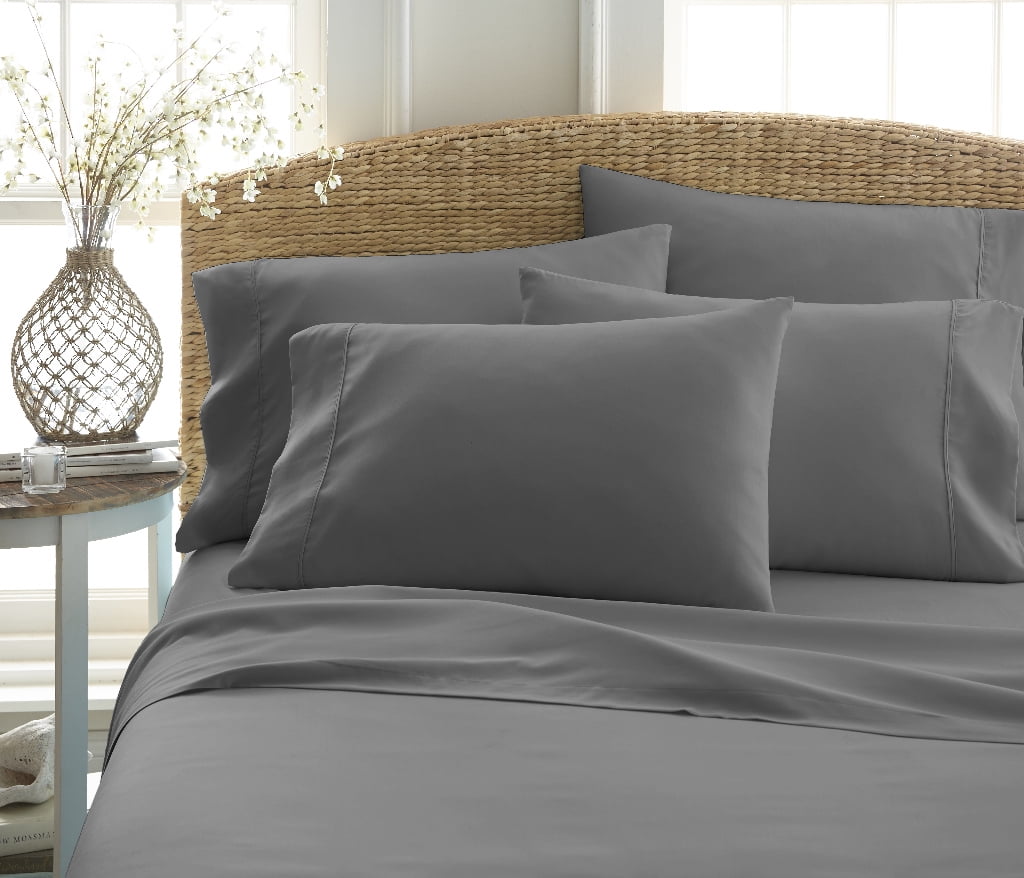 Simply Soft 6-Piece Wrinkle Free Microfiber Sheet Set with 16" Deep ...
