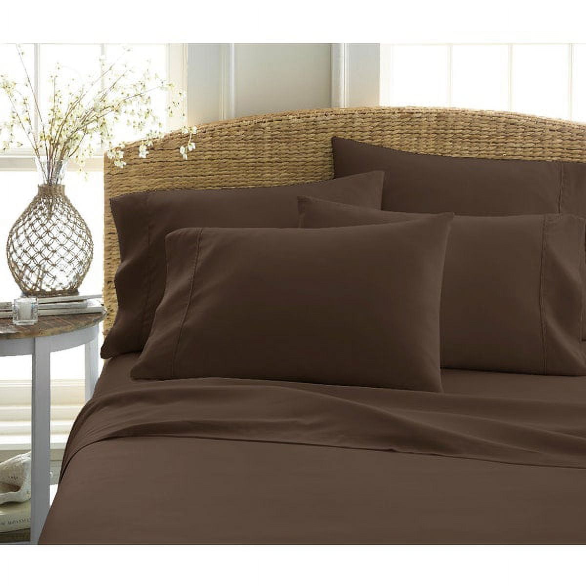 Simply Soft 6-Piece Wrinkle Free Microfiber Sheet Set with 16" Deep ...