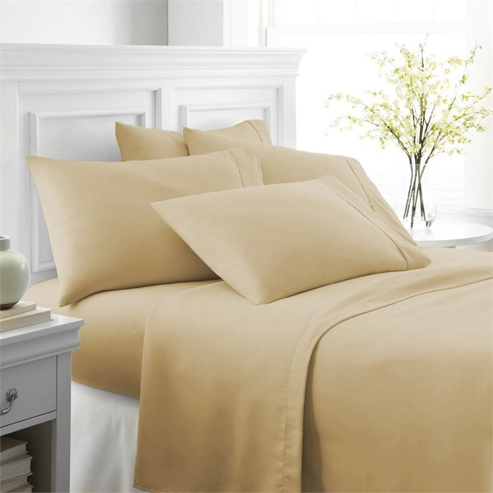 Simply Soft 6-Piece Wrinkle Free Microfiber Sheet Set with 16" Deep ...