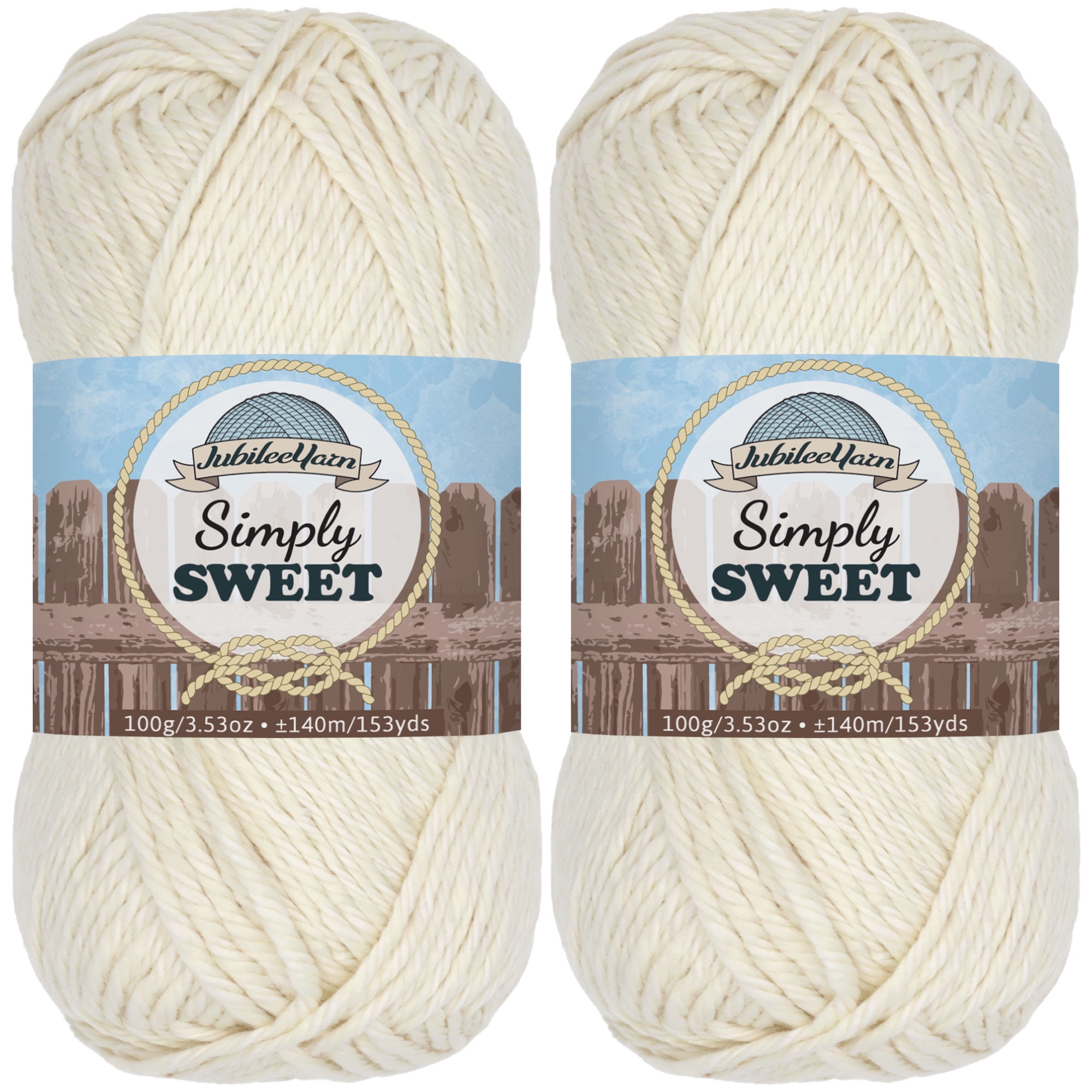 Simply Sweet Yarn - 2 Skeins - Milkyway - Color 011 - Walmart.com