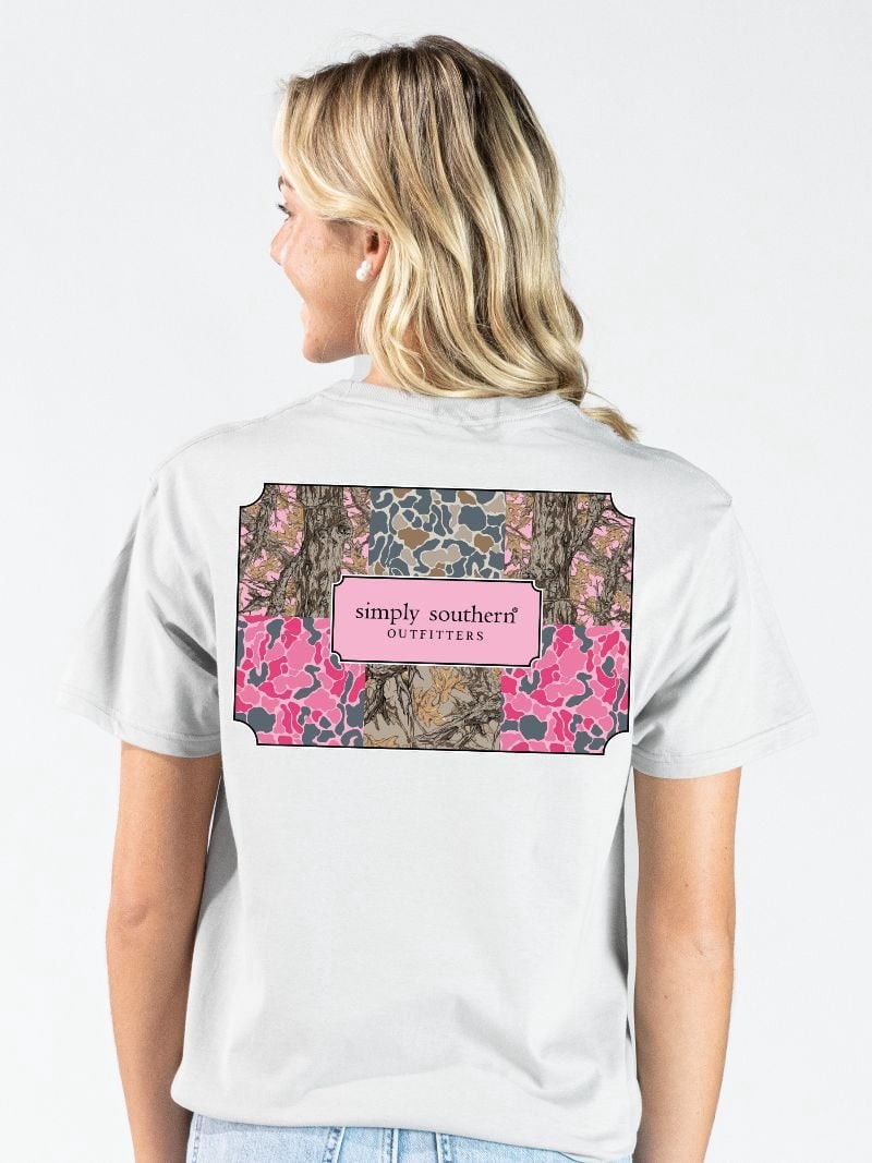 Simply Southern Camo Logo Star T-Shirt - Walmart.com